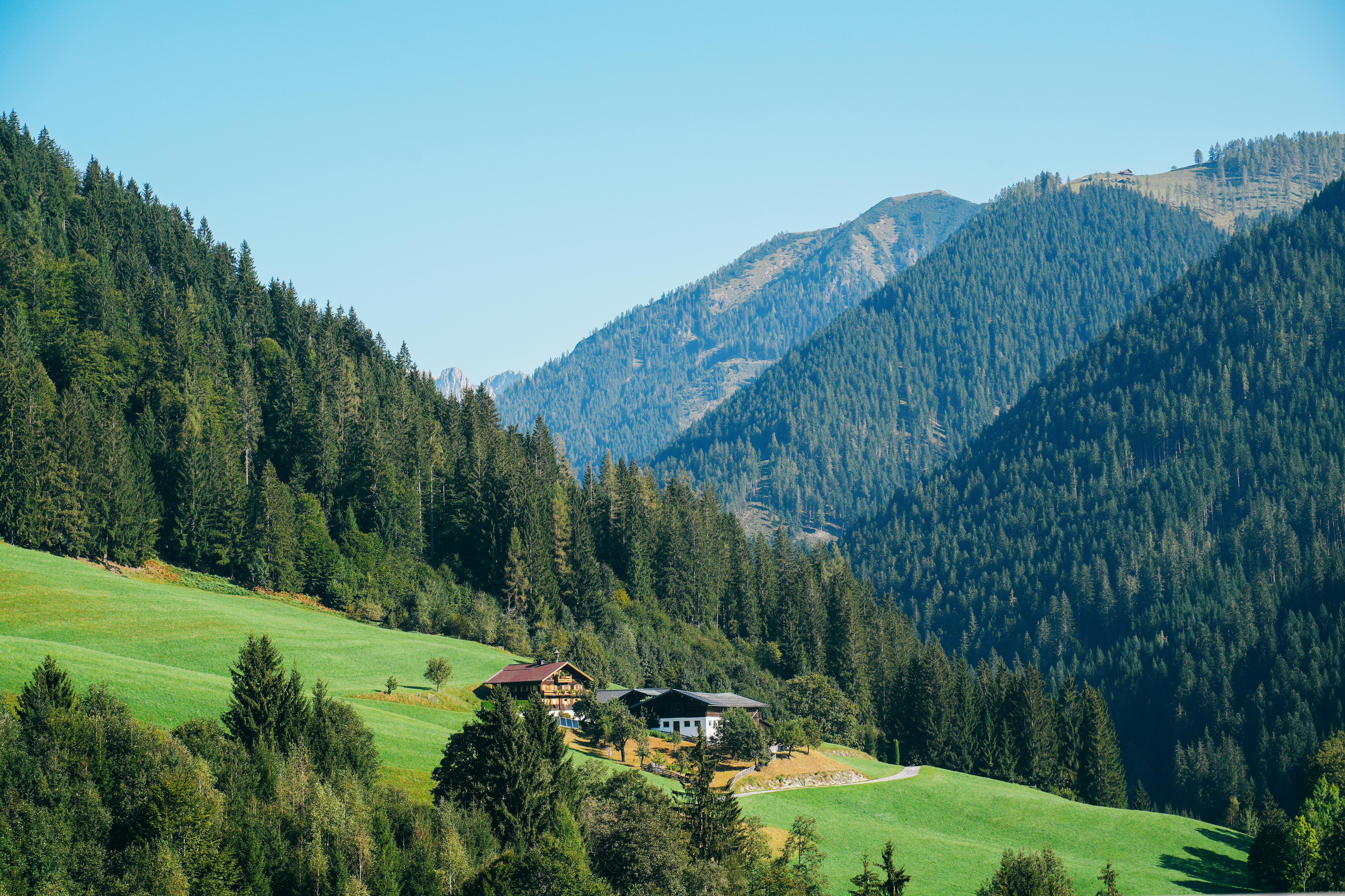 Scenic Landscape of Austrian Alps in Summer · Free Stock Photo