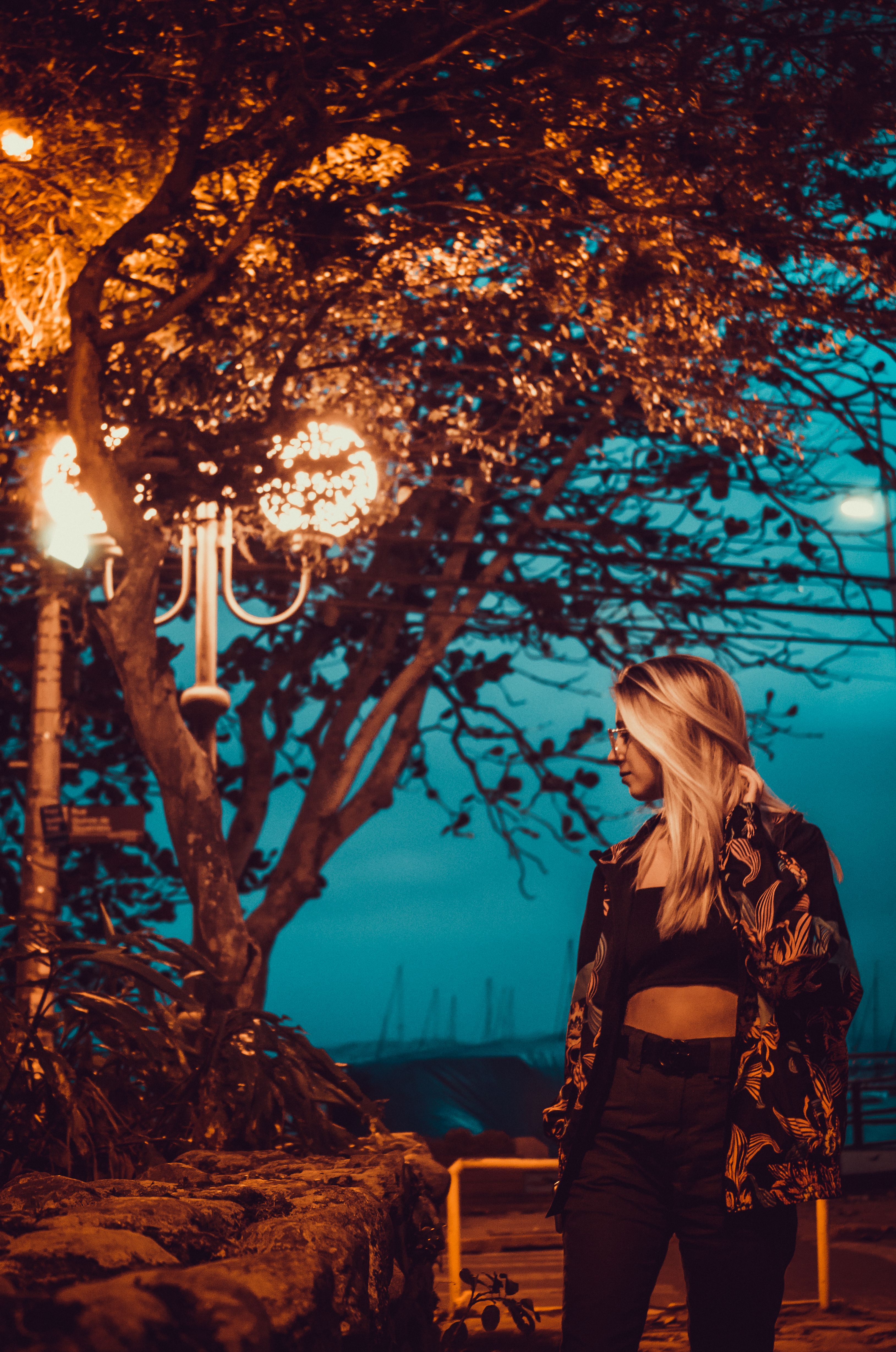 Woman Under A Tree · Free Stock Photo