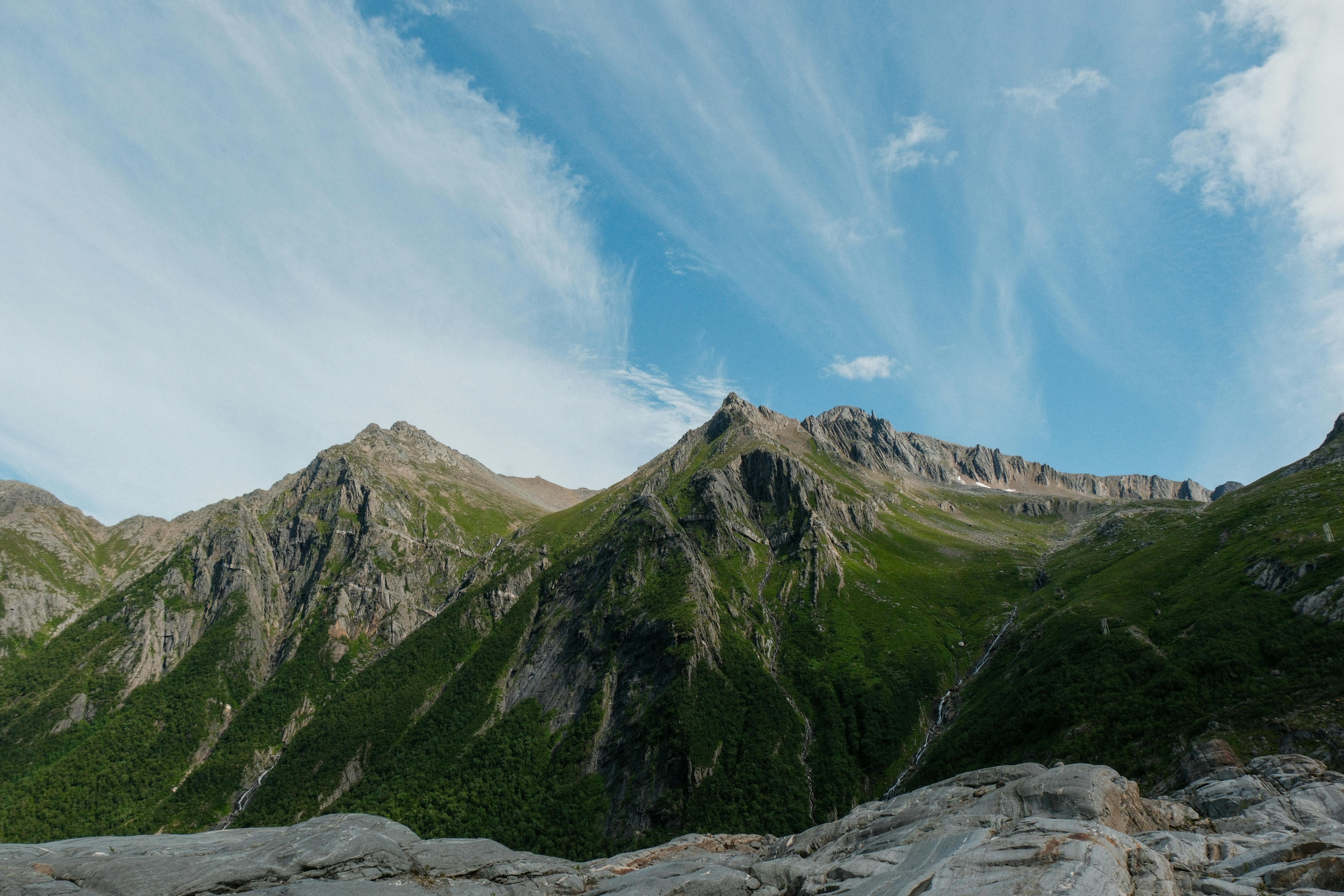 Stunning Alpine Mountain Landscape in Summer · Free Stock Photo