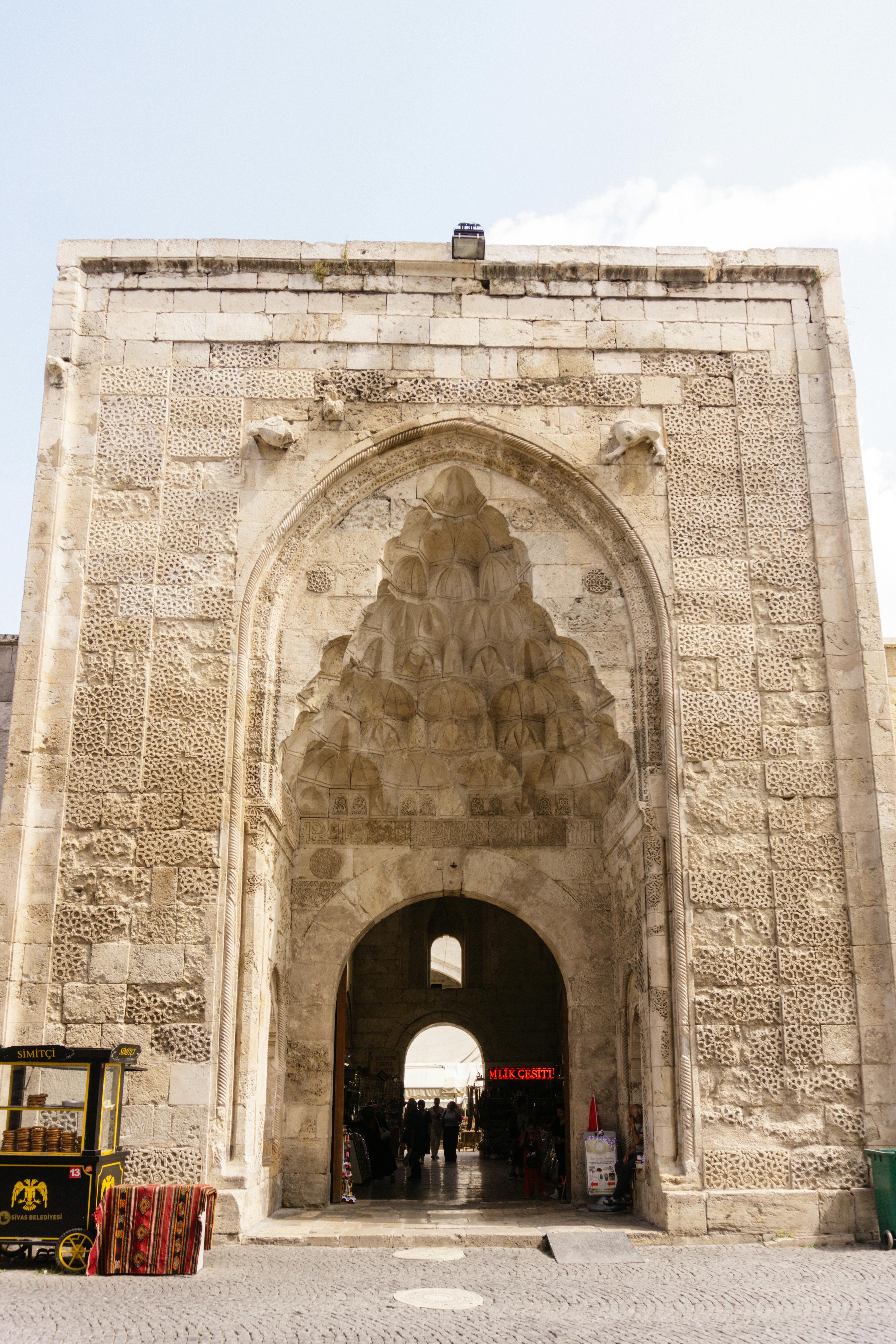 Historic Stone Archway in Traditional Middle Eastern Architecture ...