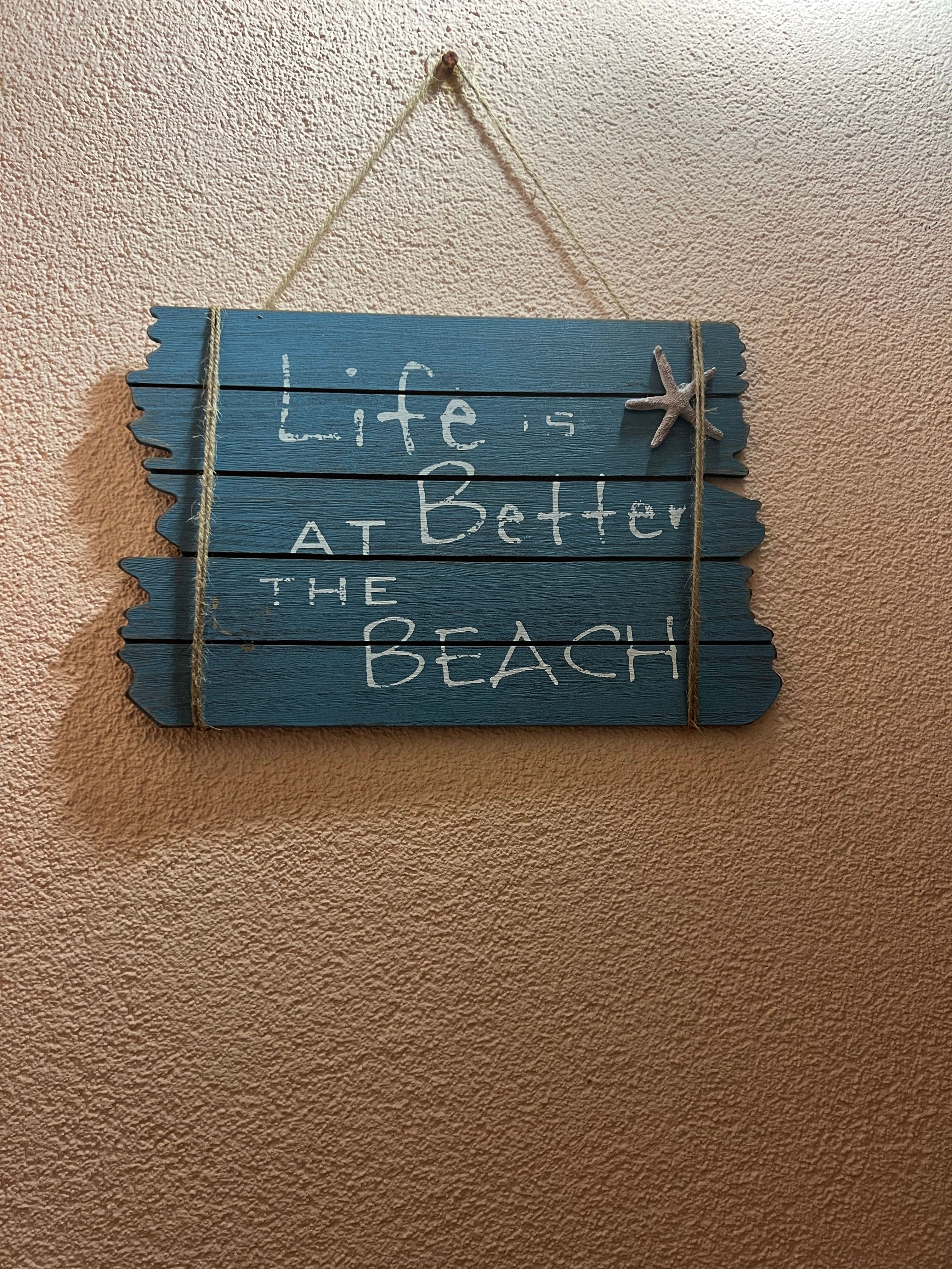 Rustic Beach Sign with Nautical Theme · Free Stock Photo