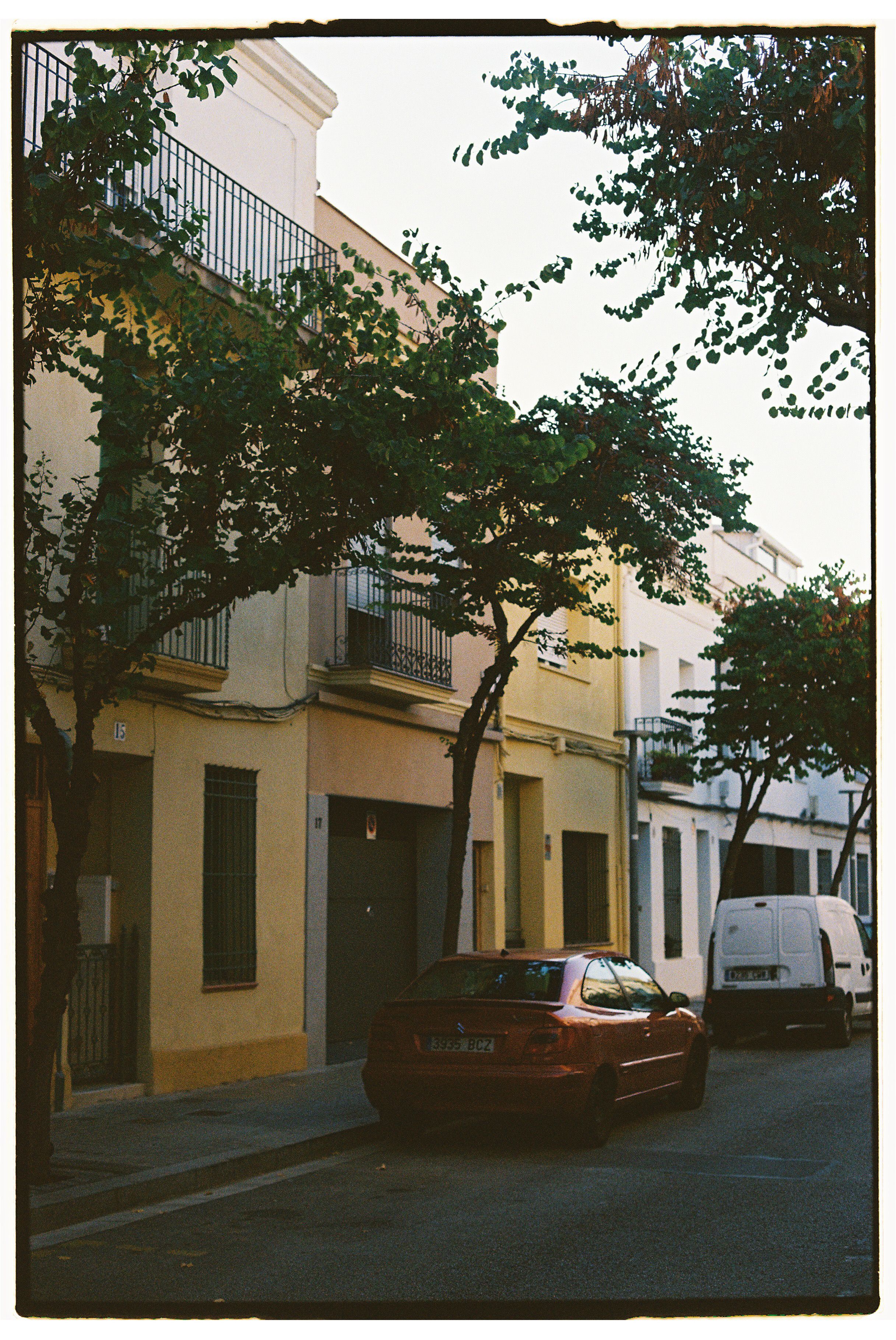 Quiet Residential Street in a European City · Free Stock Photo