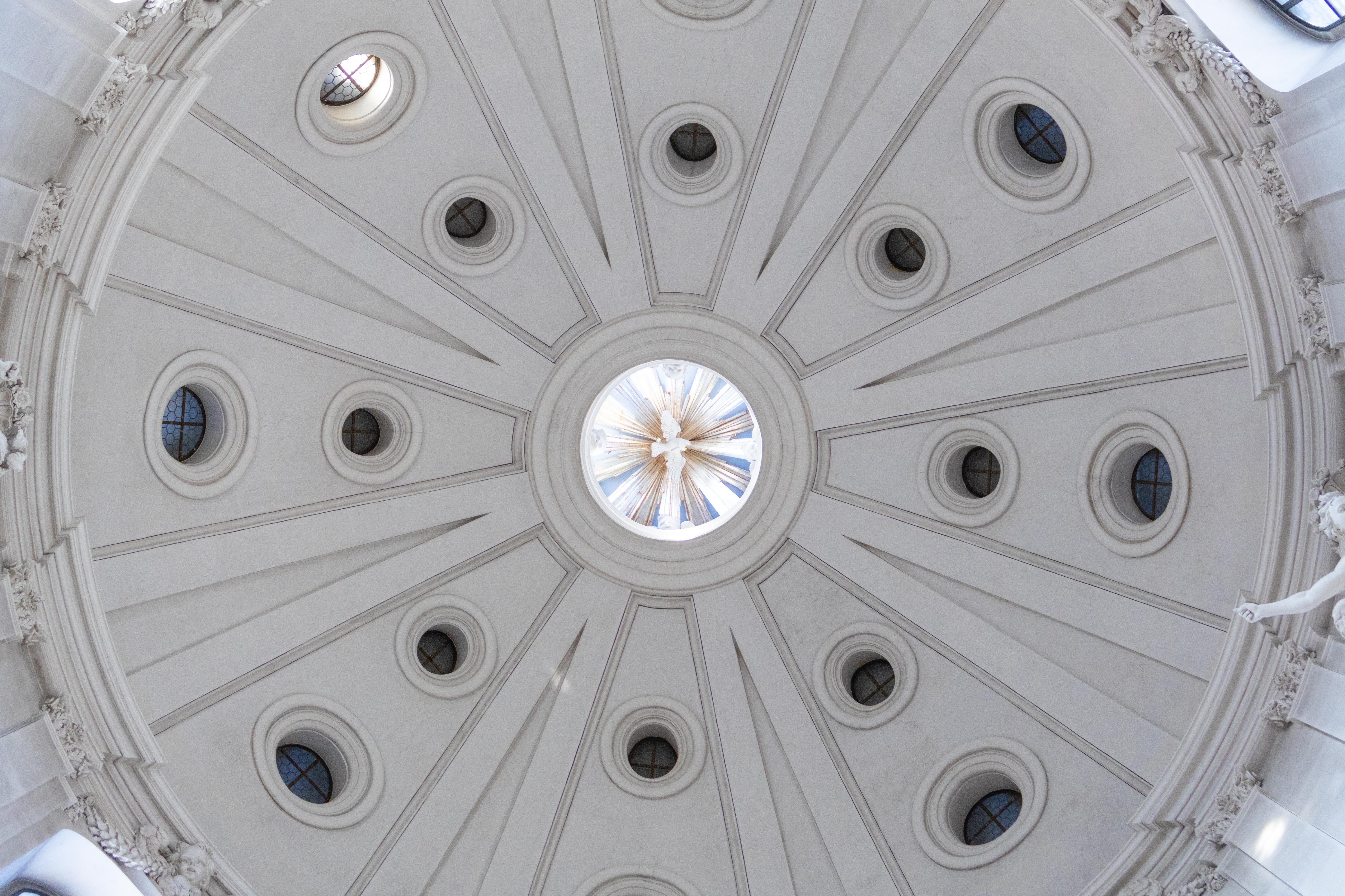 Intricate Detail of a Church Dome Interior · Free Stock Photo
