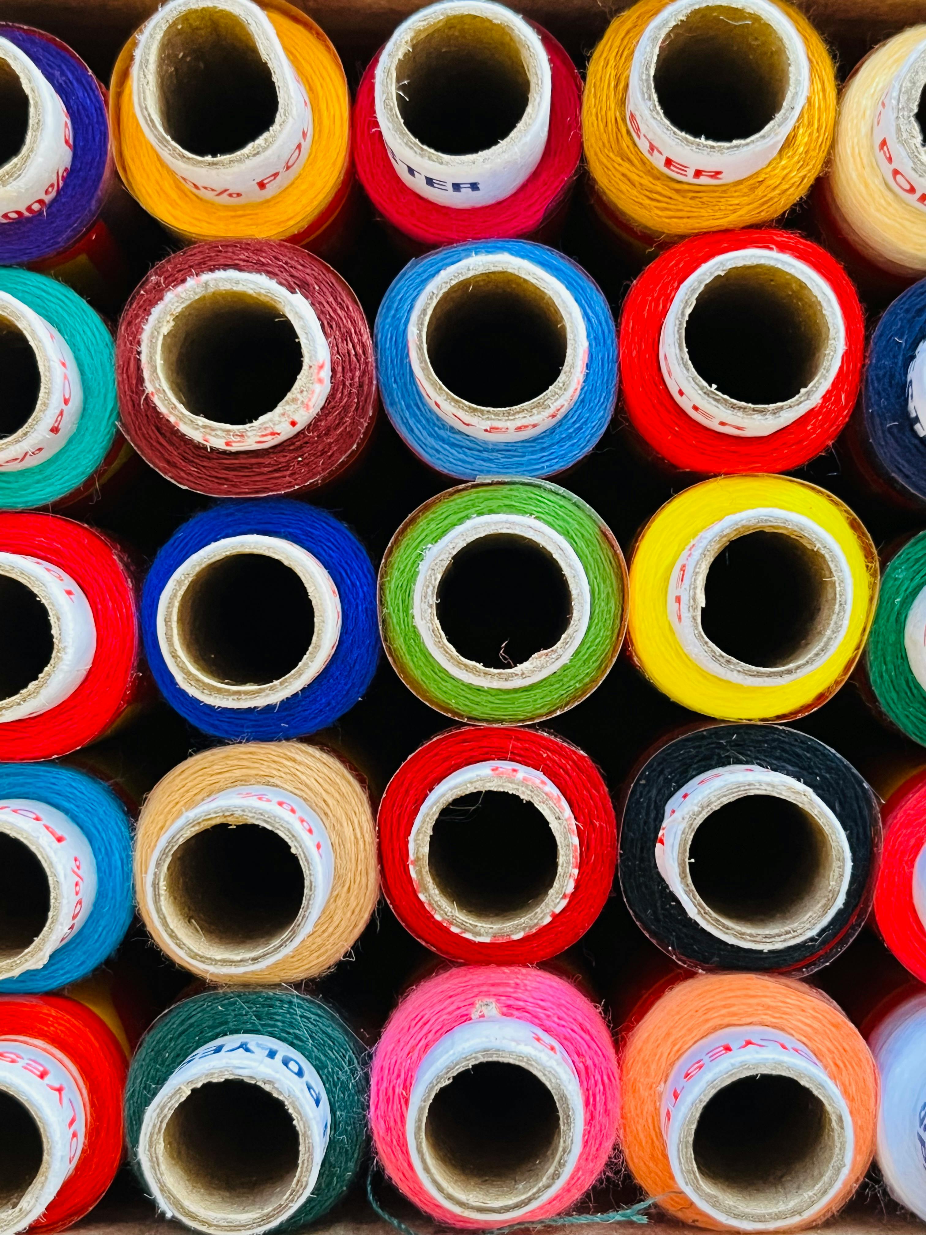 Handmade colorful cloth with geometric lines · Free Stock Photo