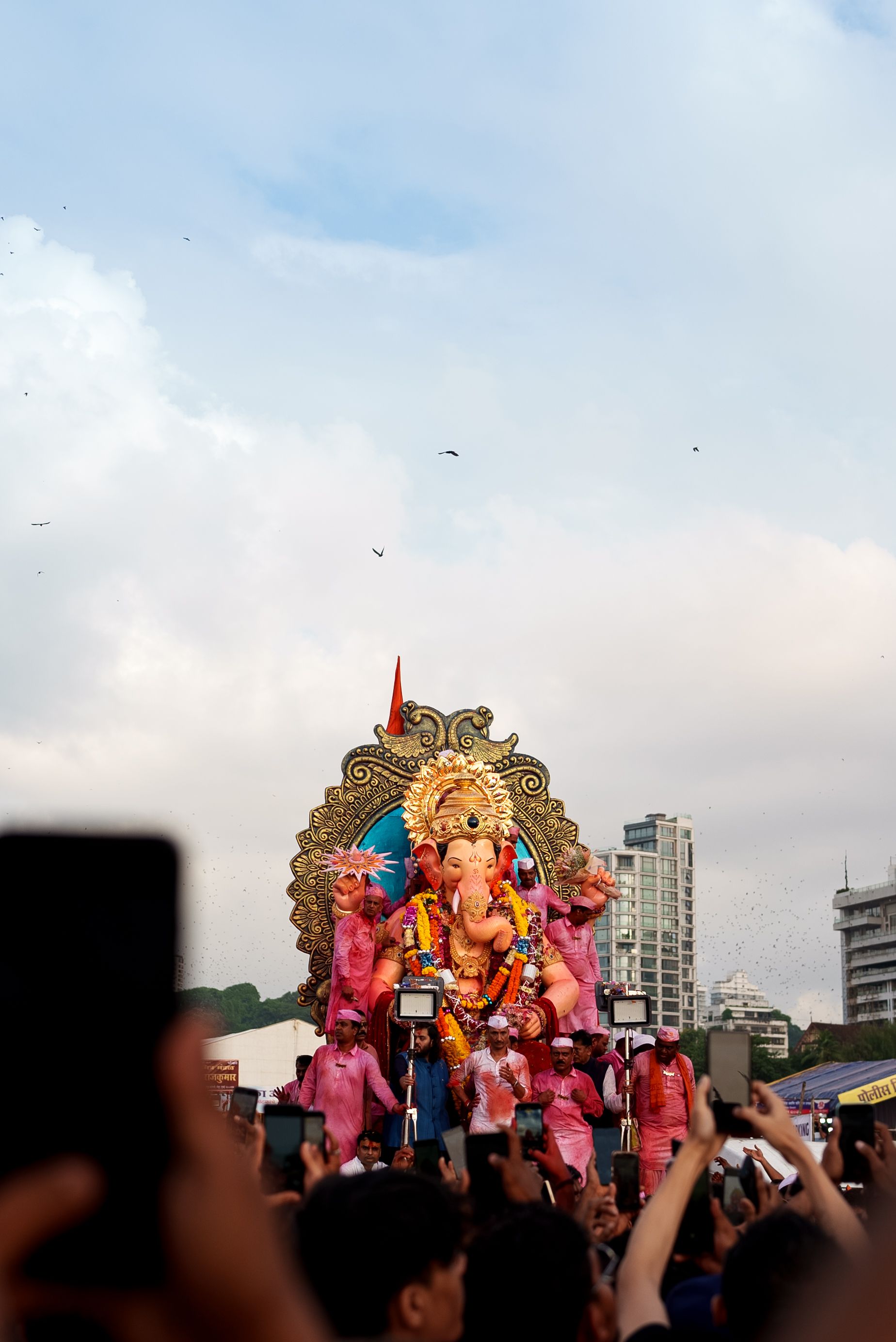 Grand Ganesh Festival Procession in Mumbai · Free Stock Photo