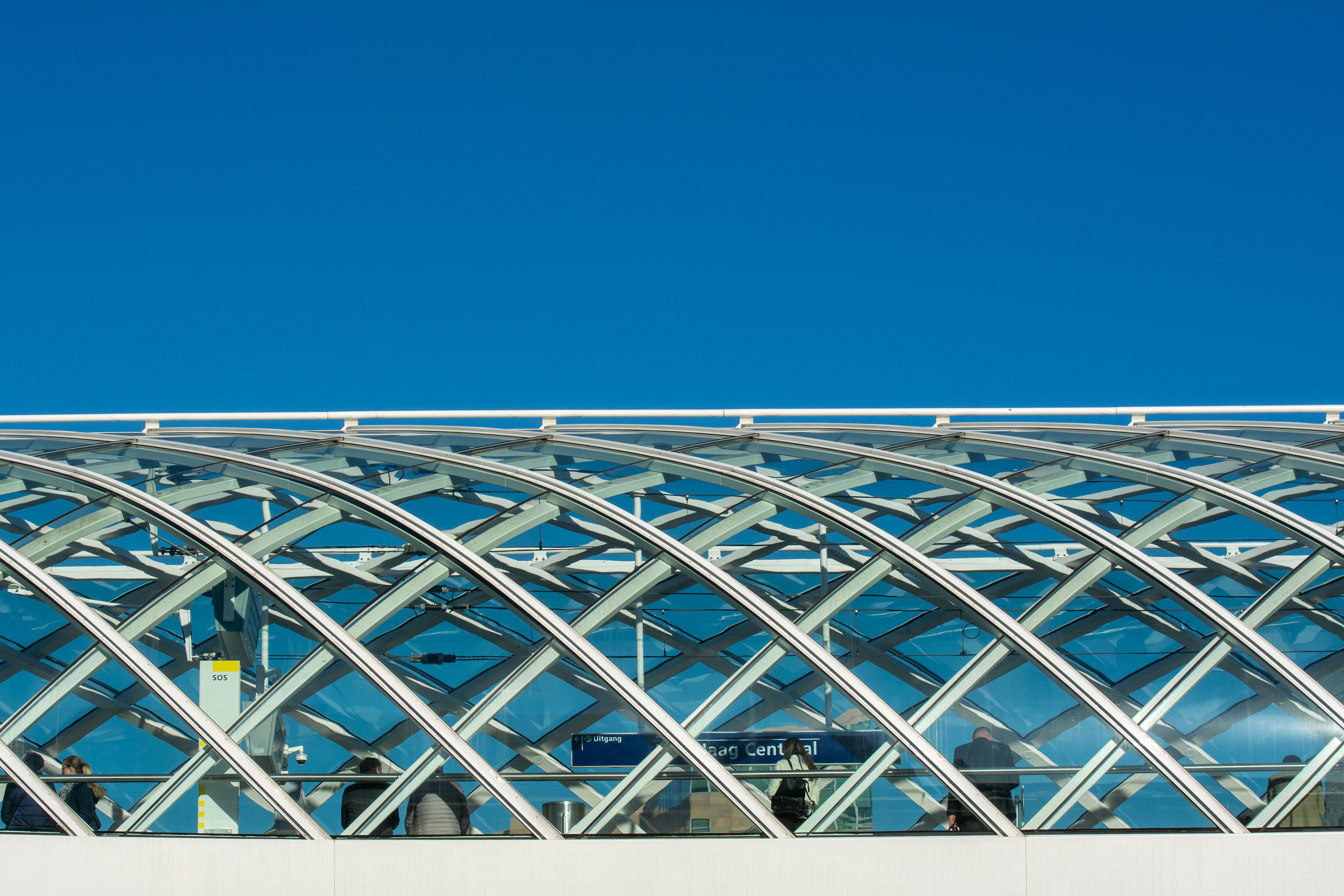 Modern Architectural Roof Structure in Hamburg · Free Stock Photo