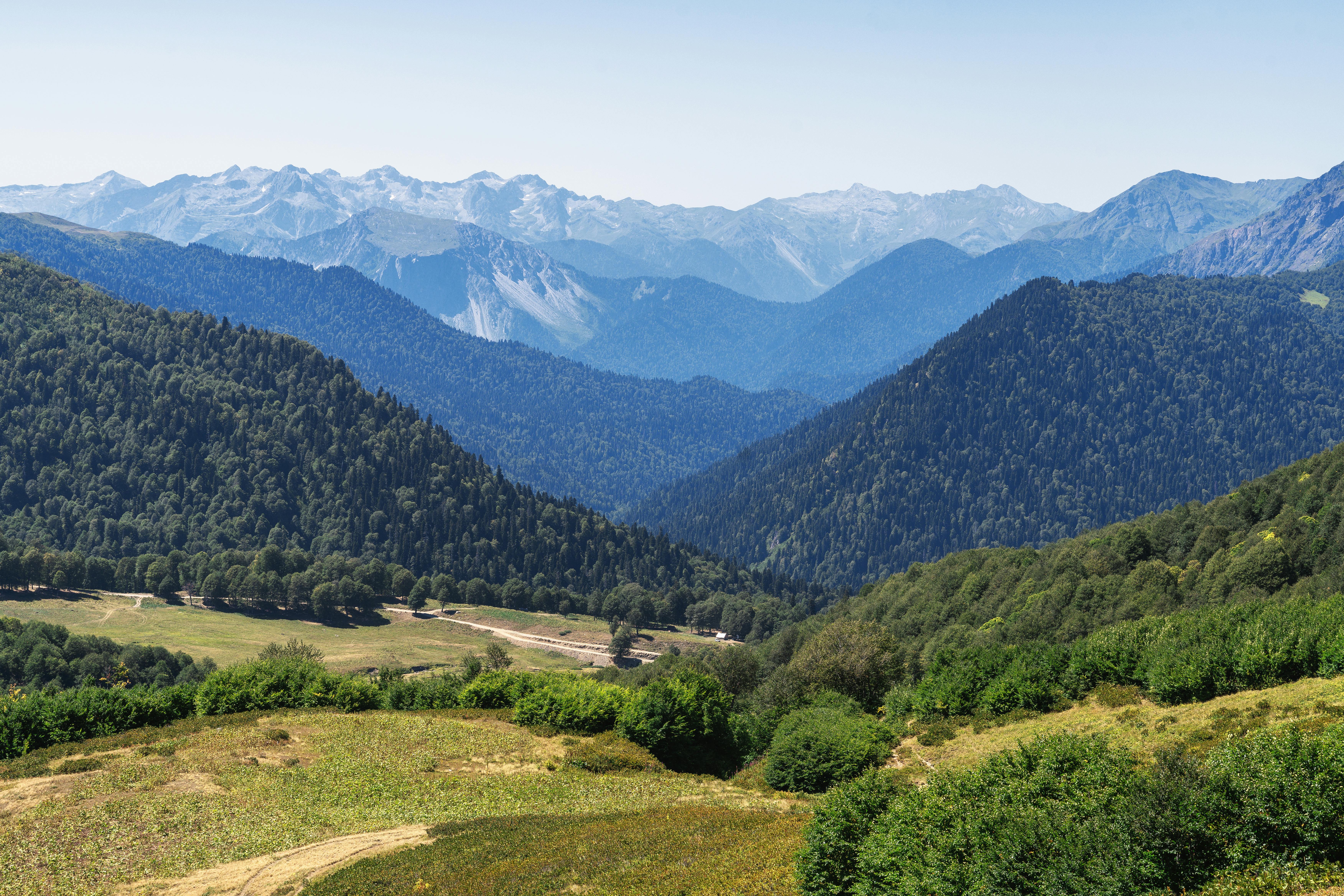 Majestic Mountain Range Landscape in Gagra · Free Stock Photo