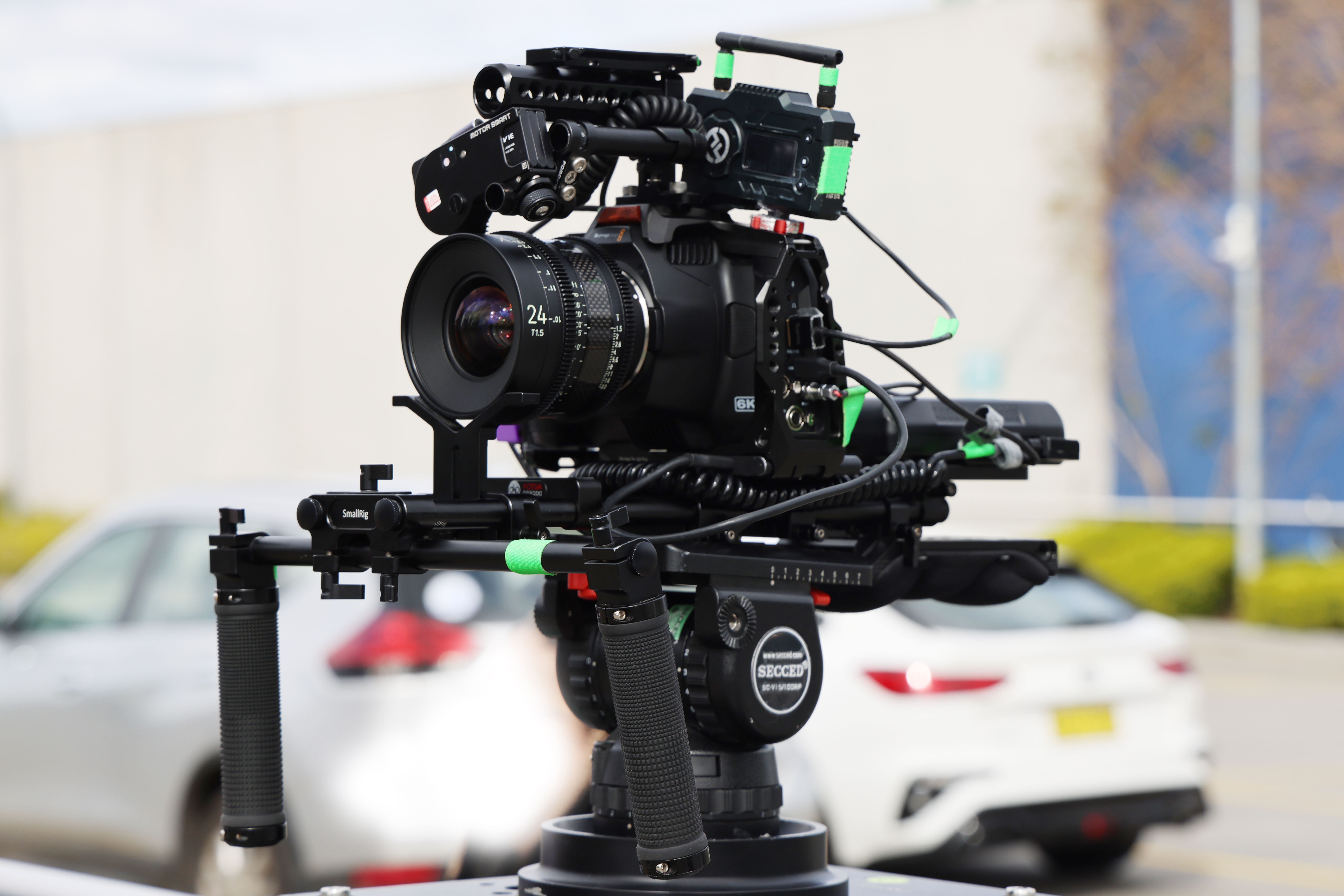 Professional Video Camera Setup Outdoors · Free Stock Photo