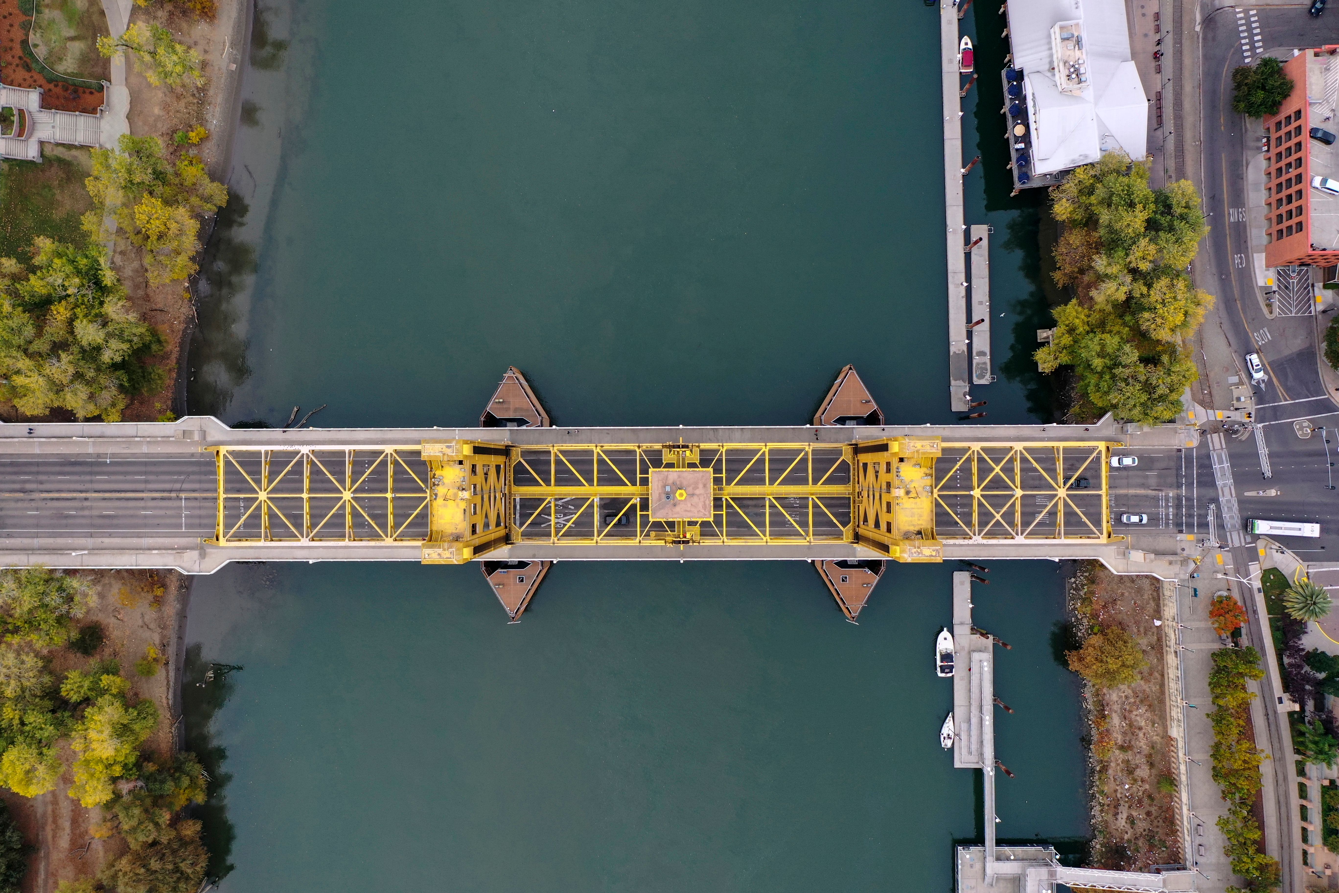 Aerial View of Downtown Sacramento Skyline · Free Stock Photo