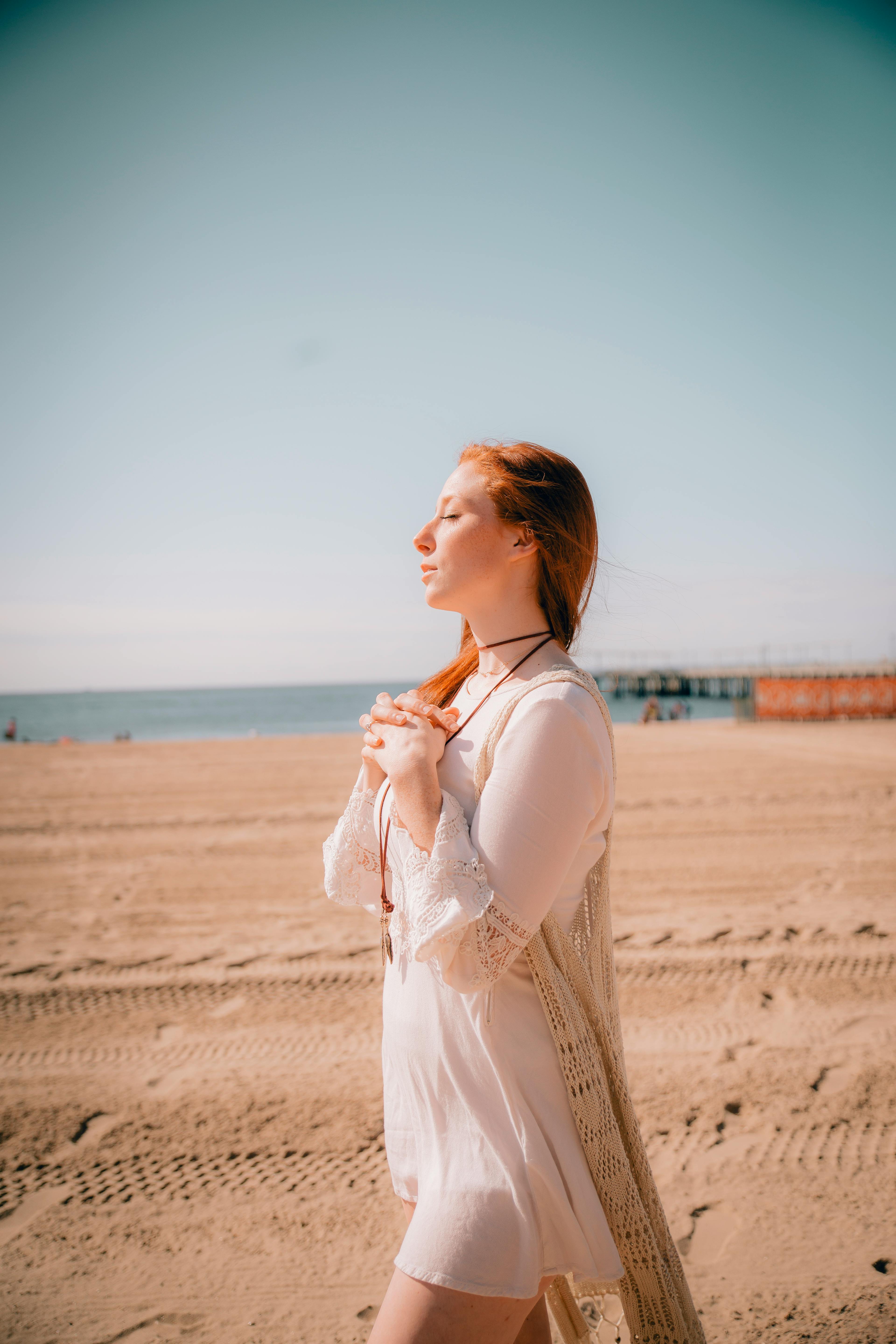 Woman in Black Off Shoulder Leaning Forward · Free Stock Photo