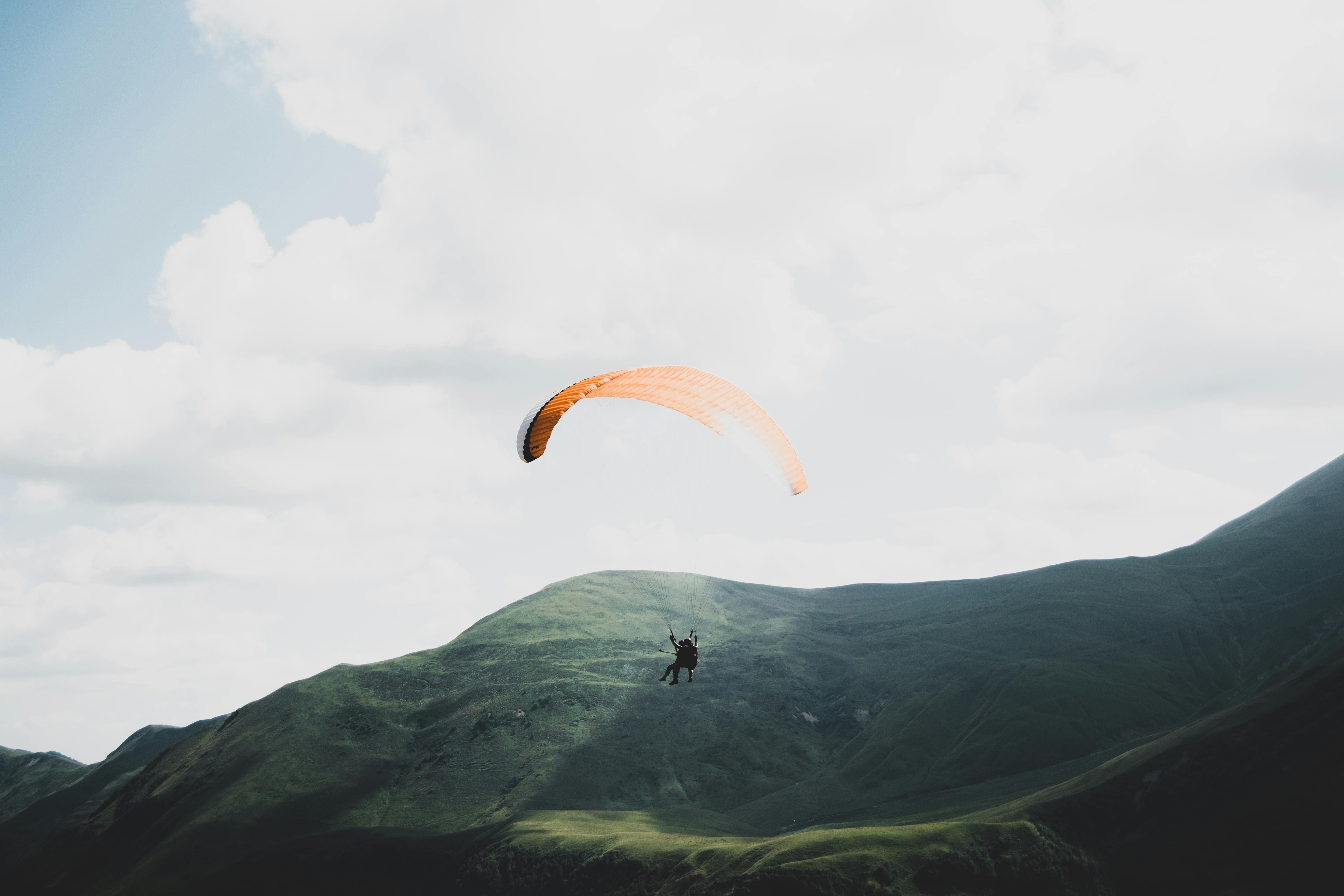Person On Parachute · Free Stock Photo