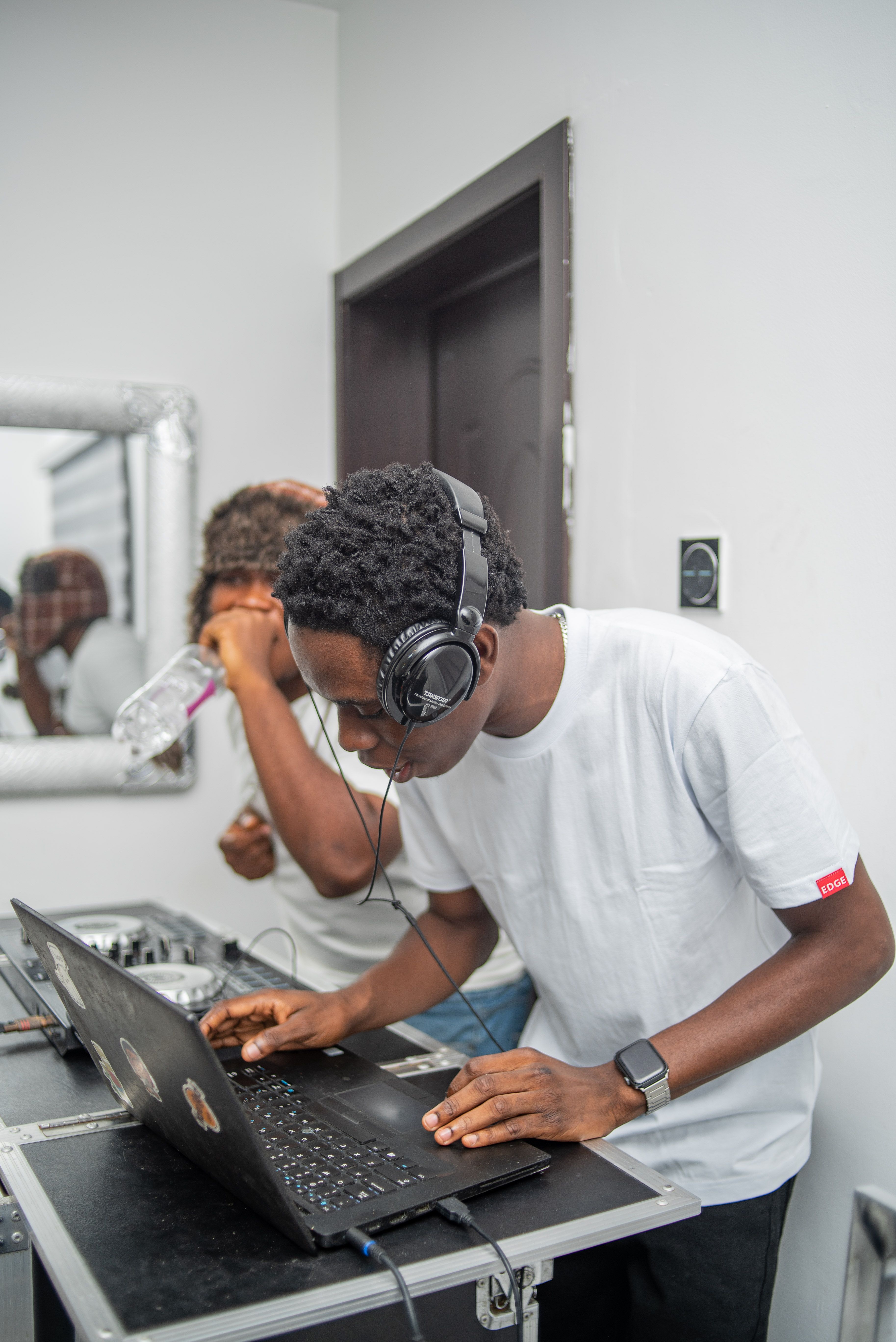 Young DJs Mixing Music in Modern Studio · Free Stock Photo