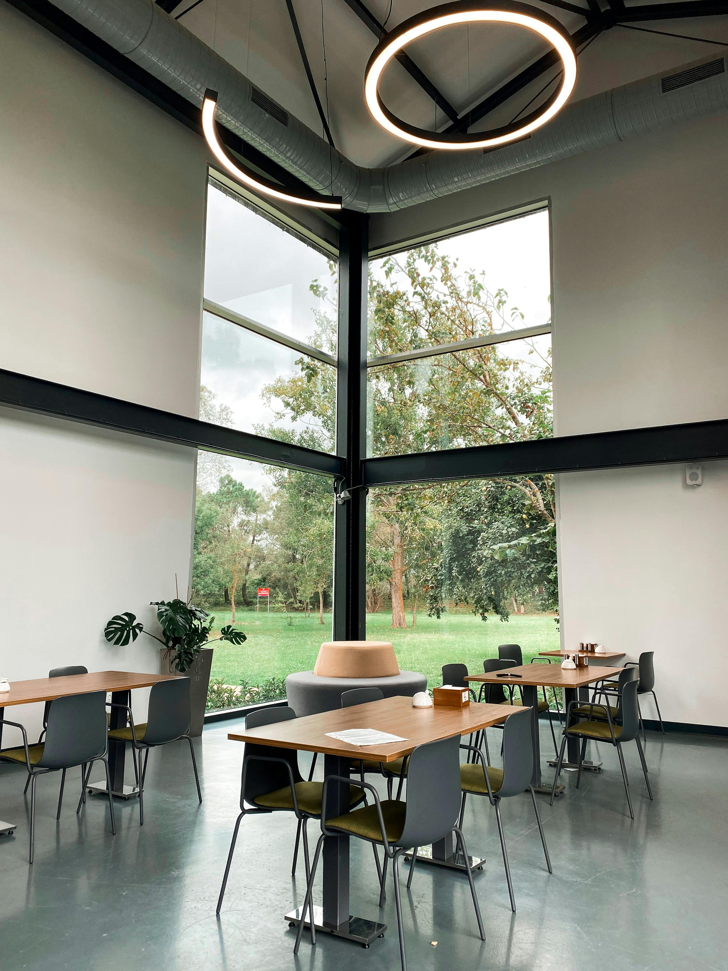 Modern Minimalist Cafe Interior Design · Free Stock Photo