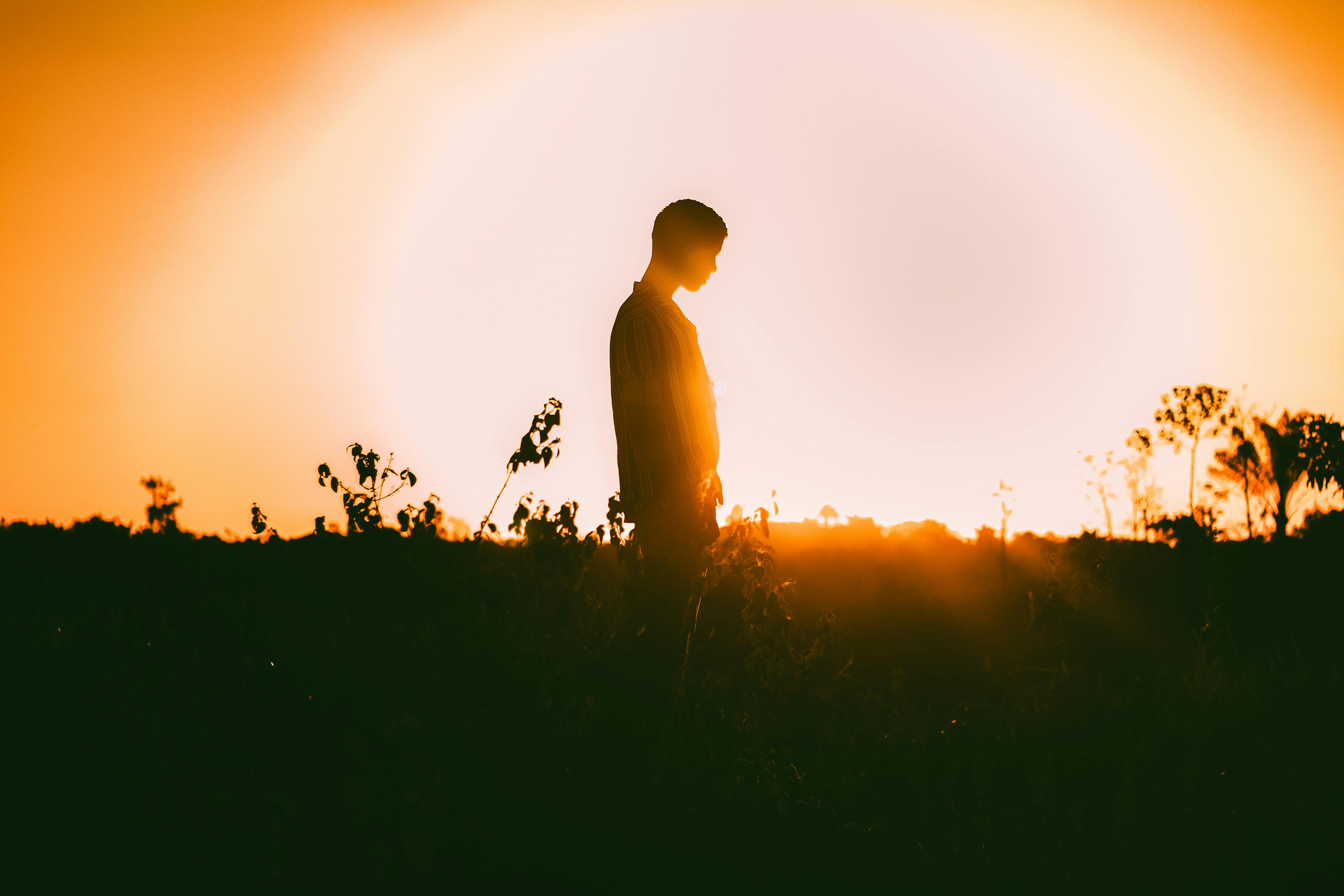 Man Standing On Field · Free Stock Photo