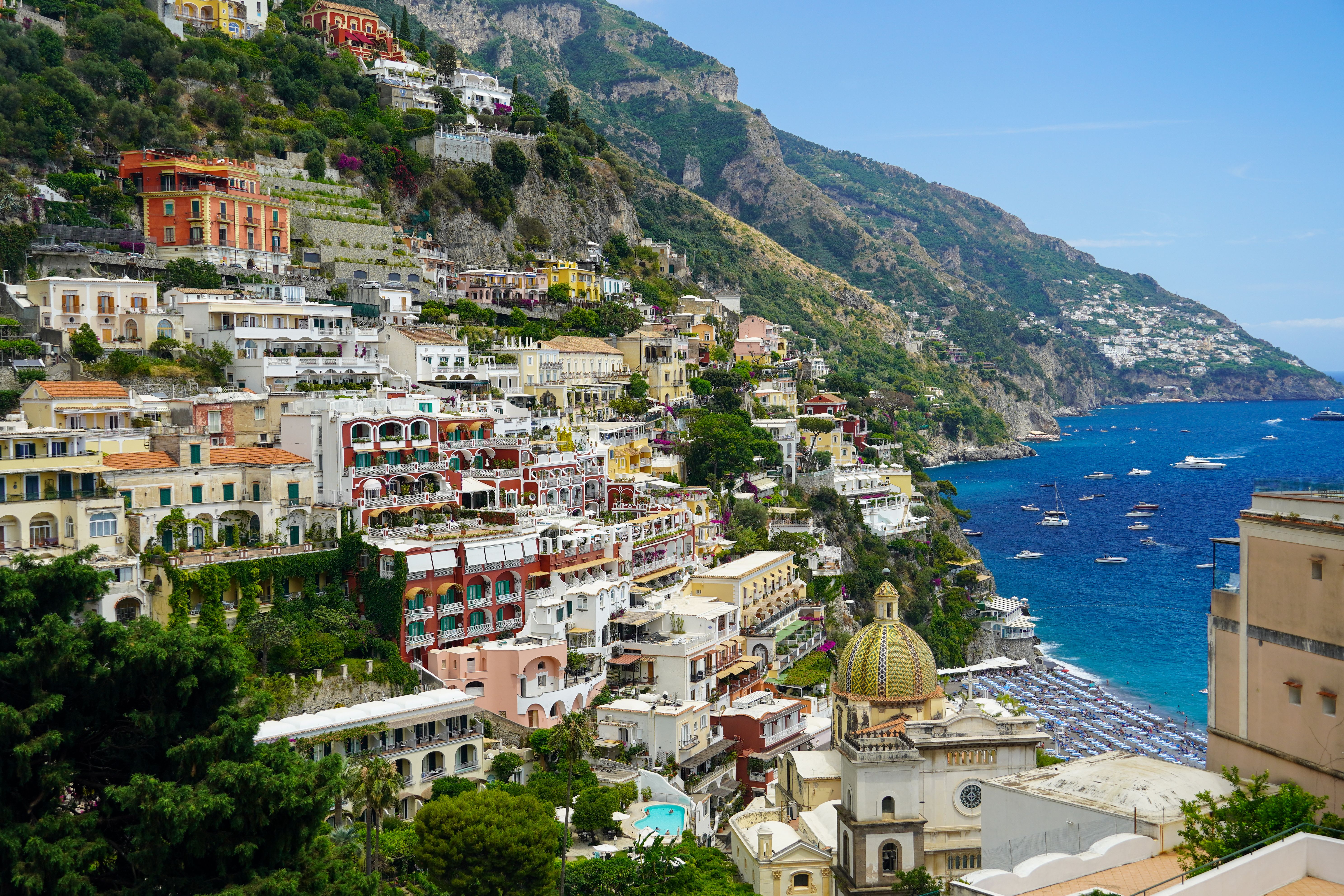 Breathtaking View of Positano on the Amalfi Coast · Free Stock Photo