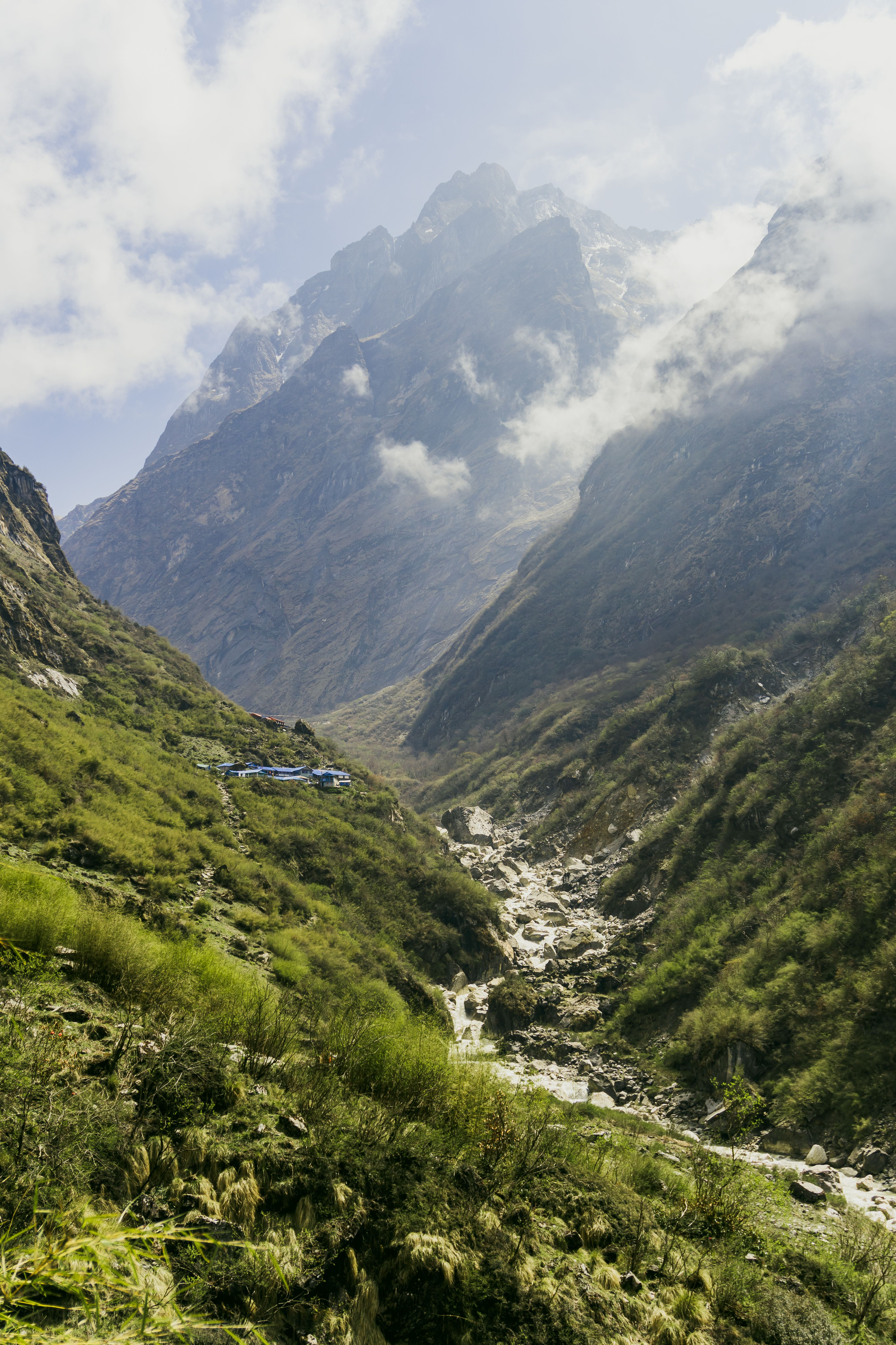 Stunning View of Annapurna Mountain Range in Nepal · Free Stock Photo