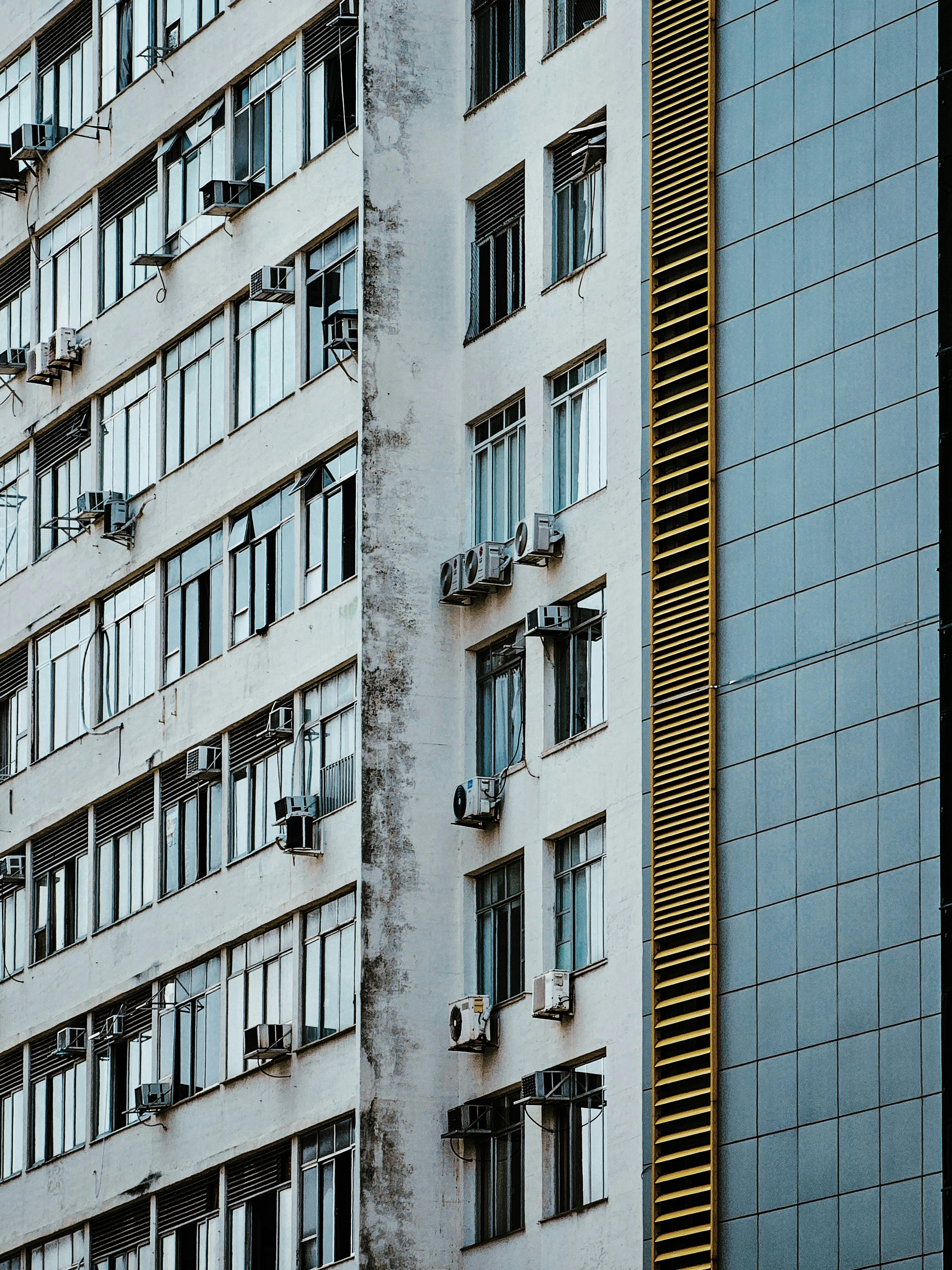 Air Conditioners On A Wall Of Building · Free Stock Photo