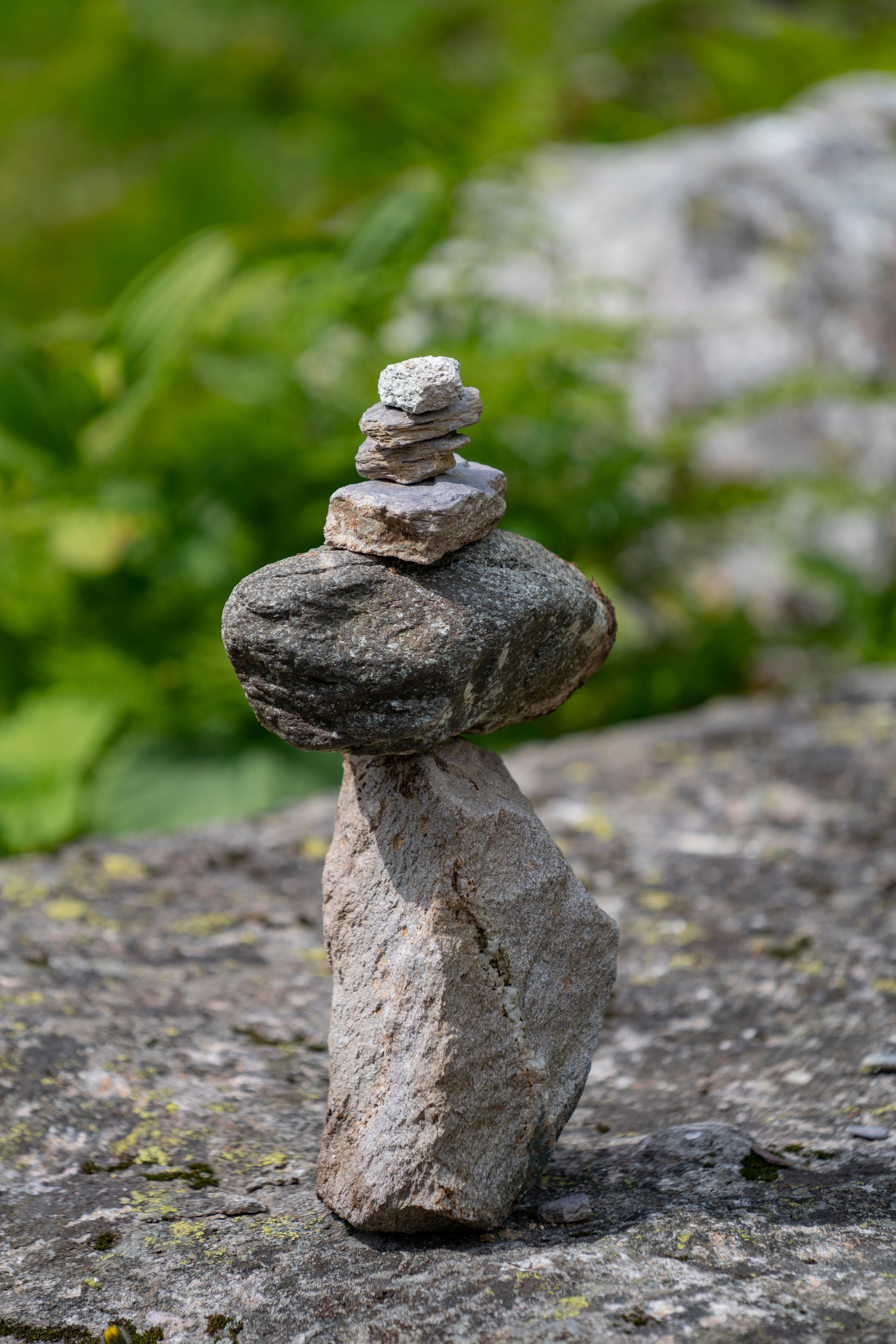 Balanced Stone Sculpture in Nature · Free Stock Photo