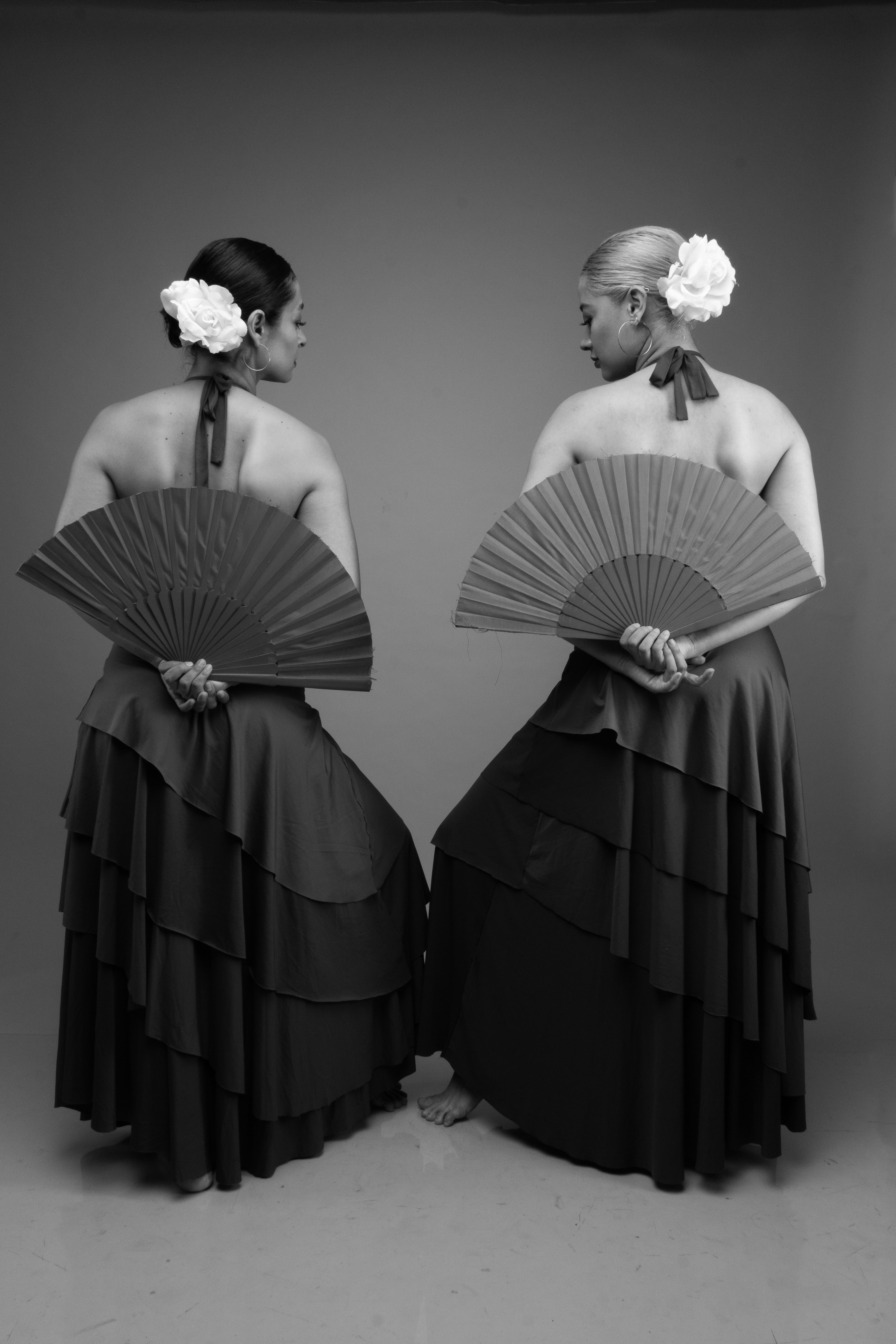 Elegant Flamenco Dancers in Traditional Attire · Free Stock Photo