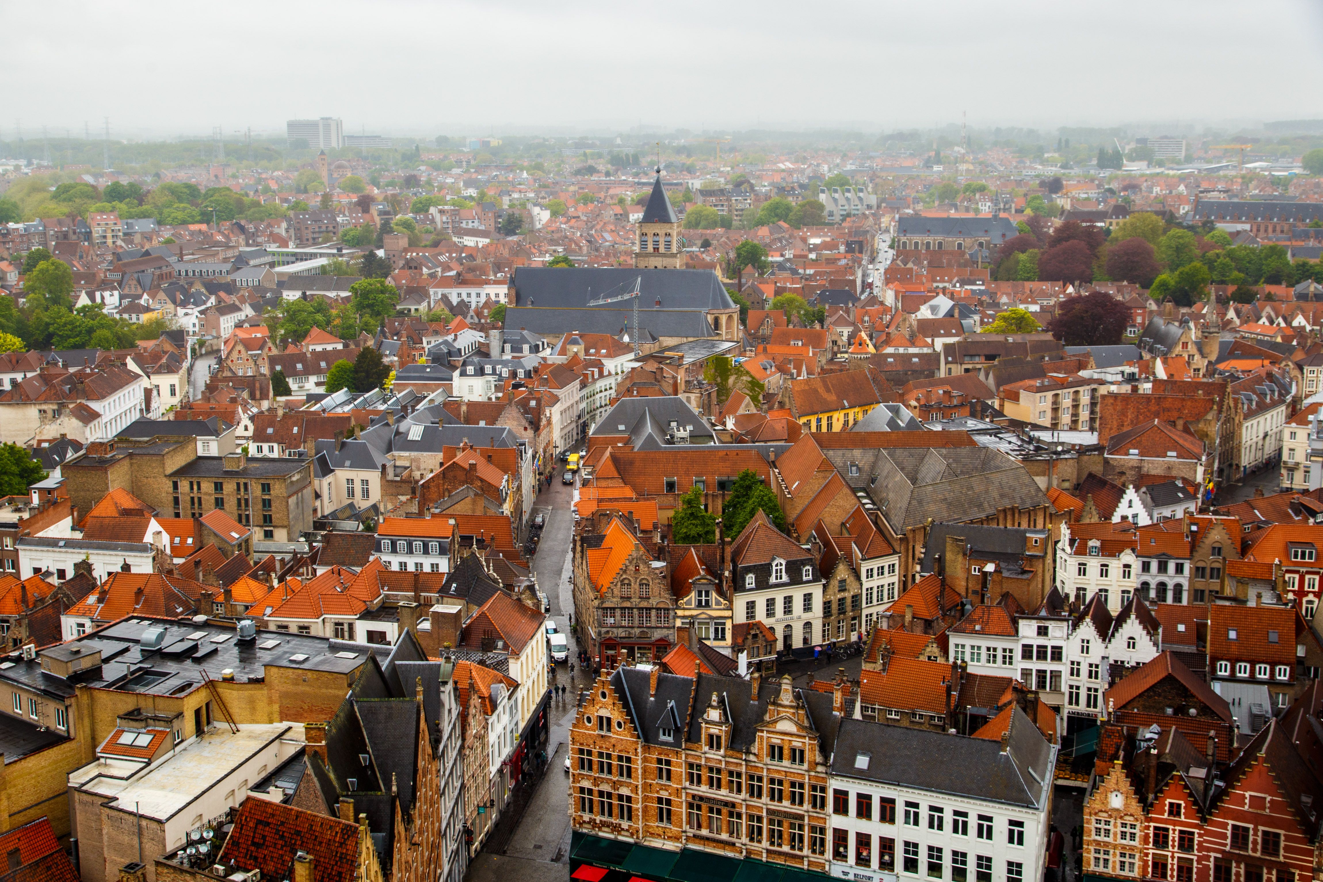 Vue Aérienne De La Ville Historique Européenne · Photo gratuite