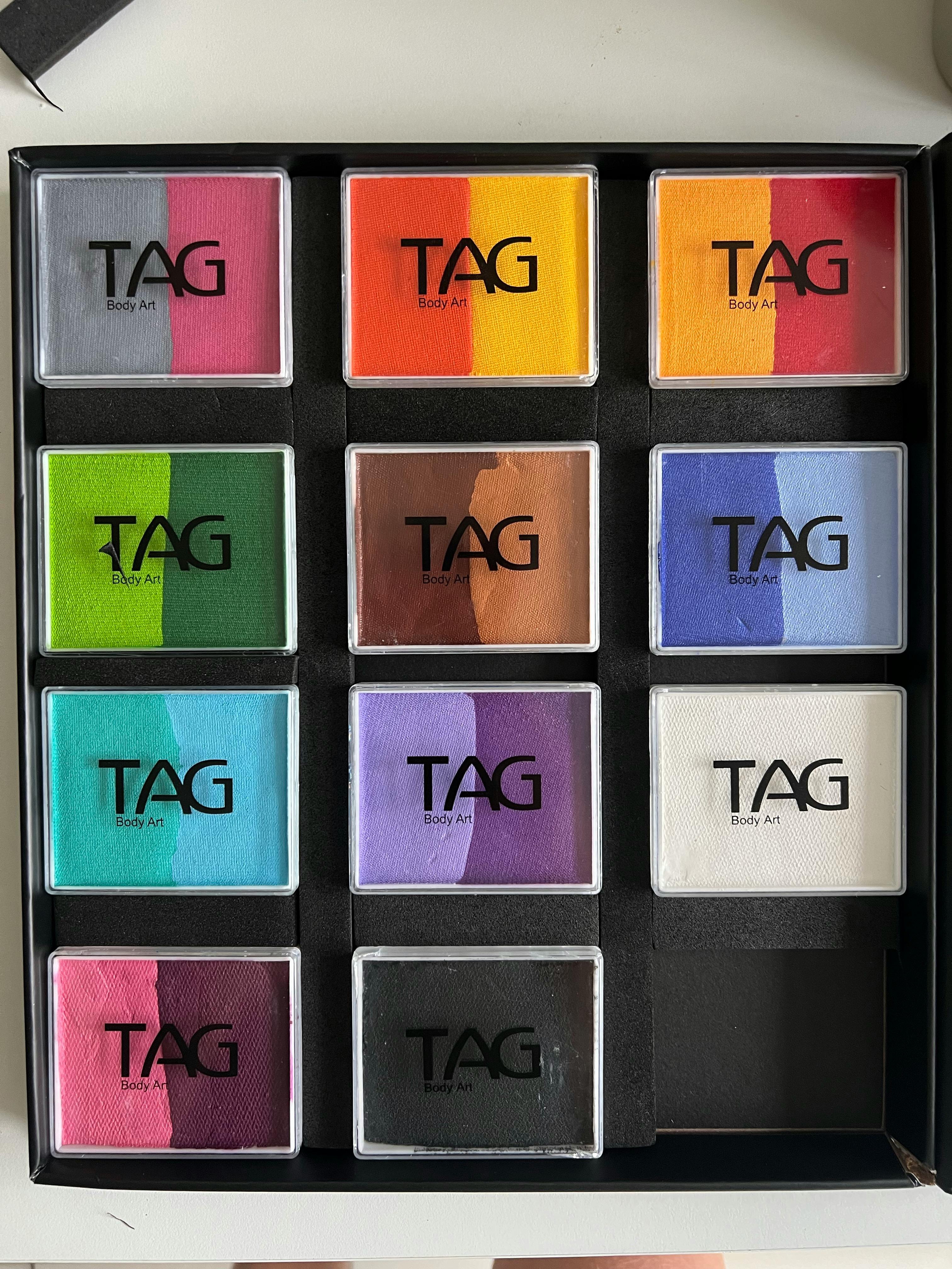 Vibrant Face Paint Kit with Multicolored Palettes · Free Stock Photo