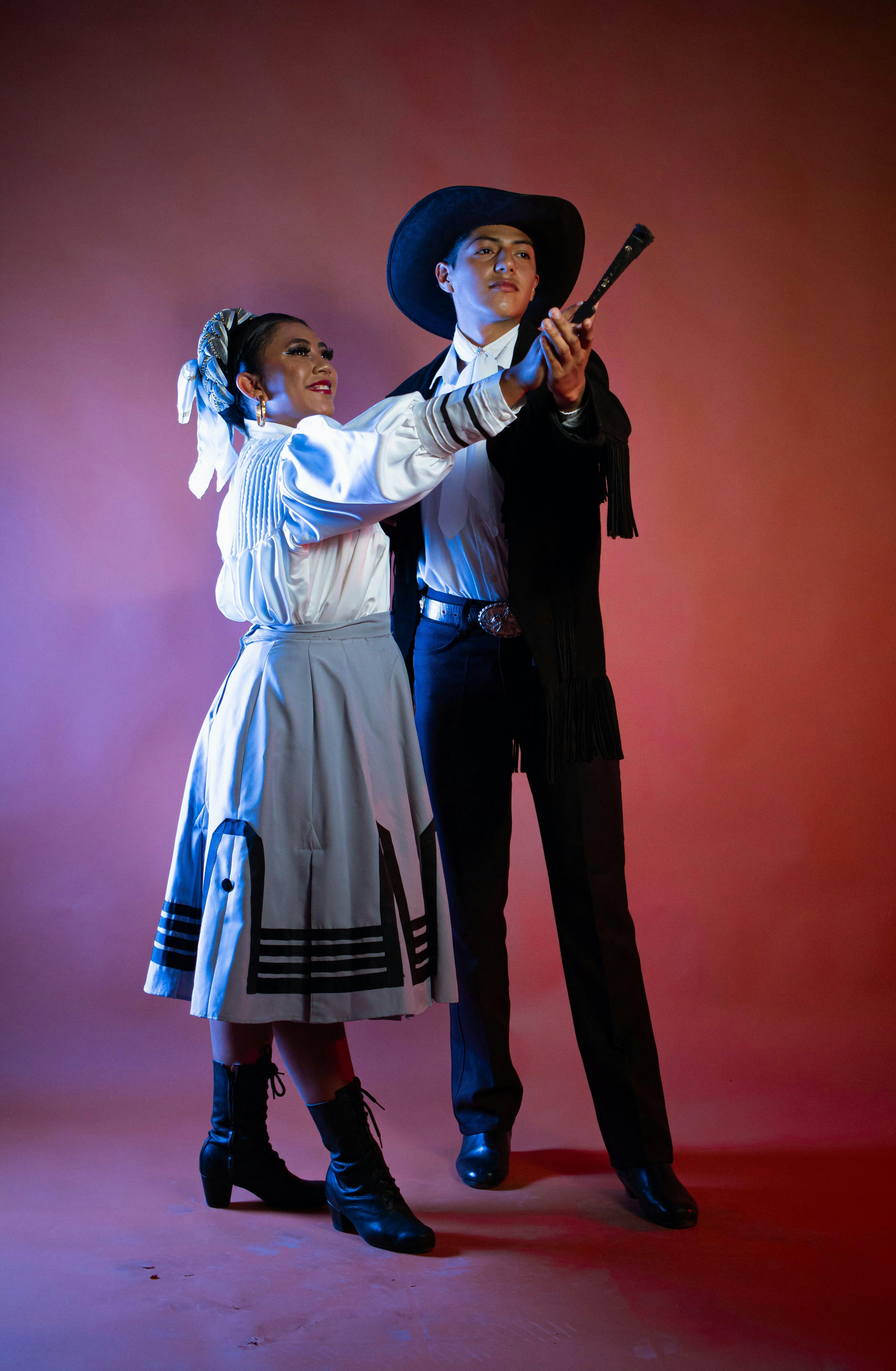 Mexican Folkloric Dance in Traditional Attire · Free Stock Photo