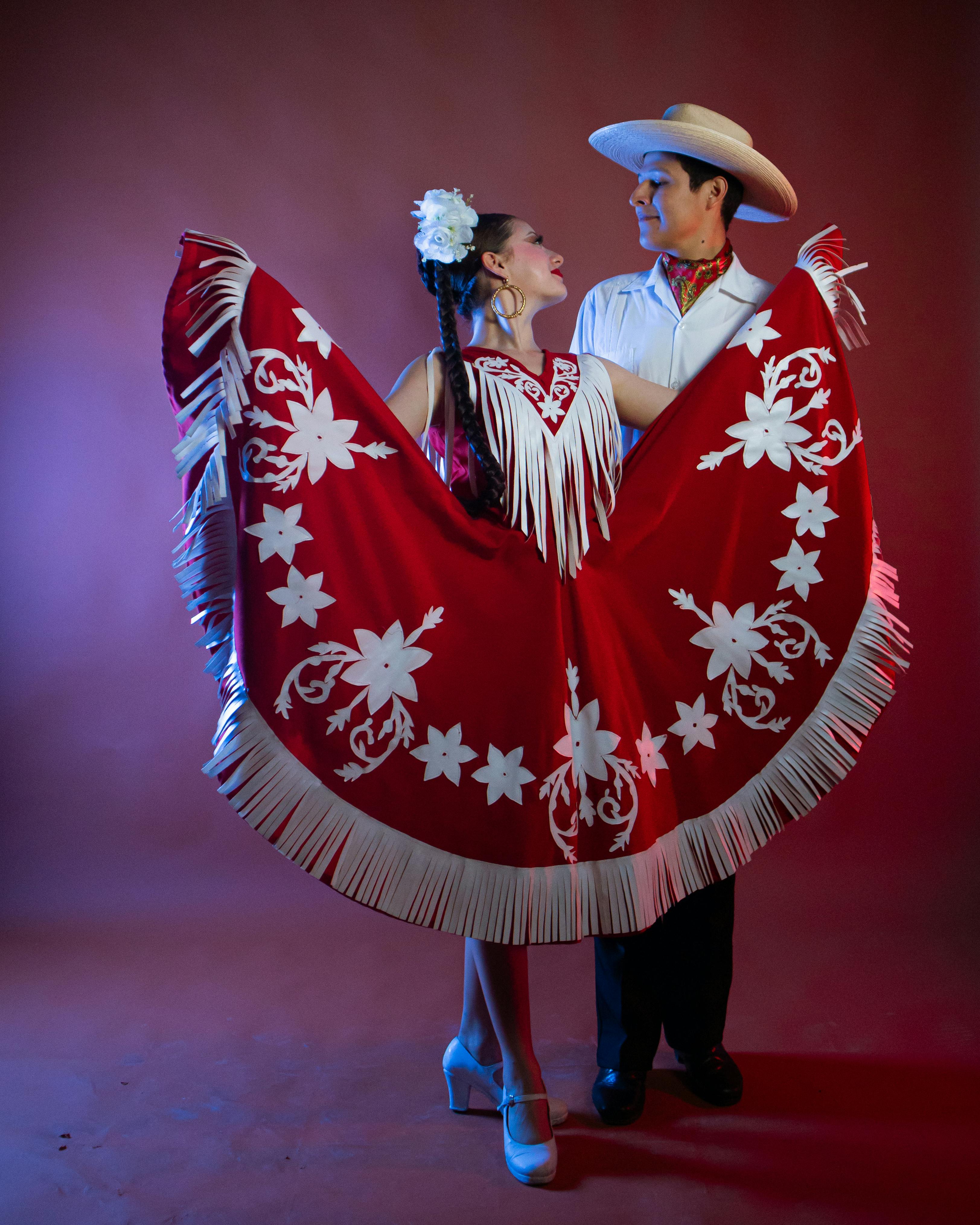 Traditional Mexican Folk Dance Attire Display · Free Stock Photo