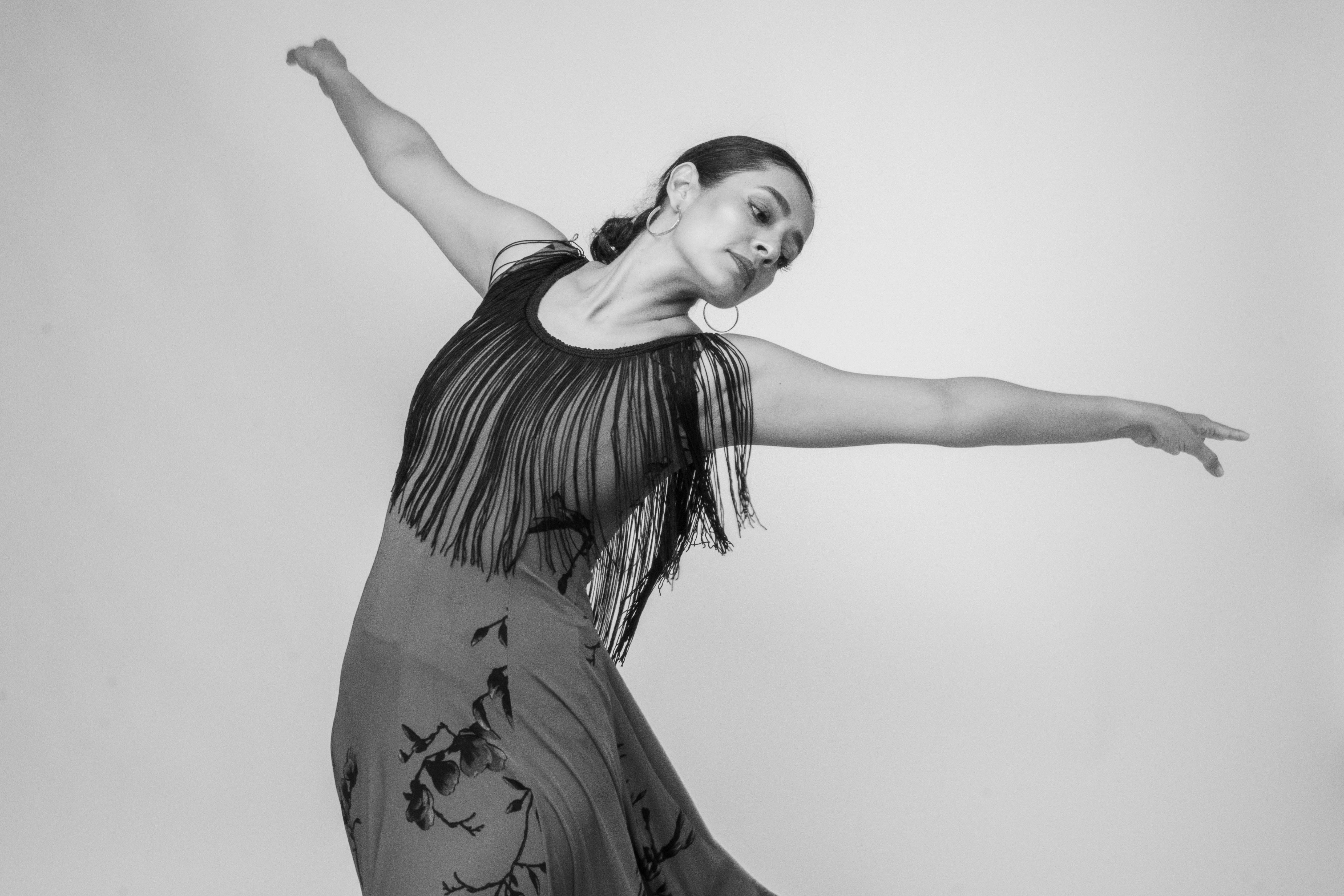 Elegant Female Dancer in Motion · Free Stock Photo