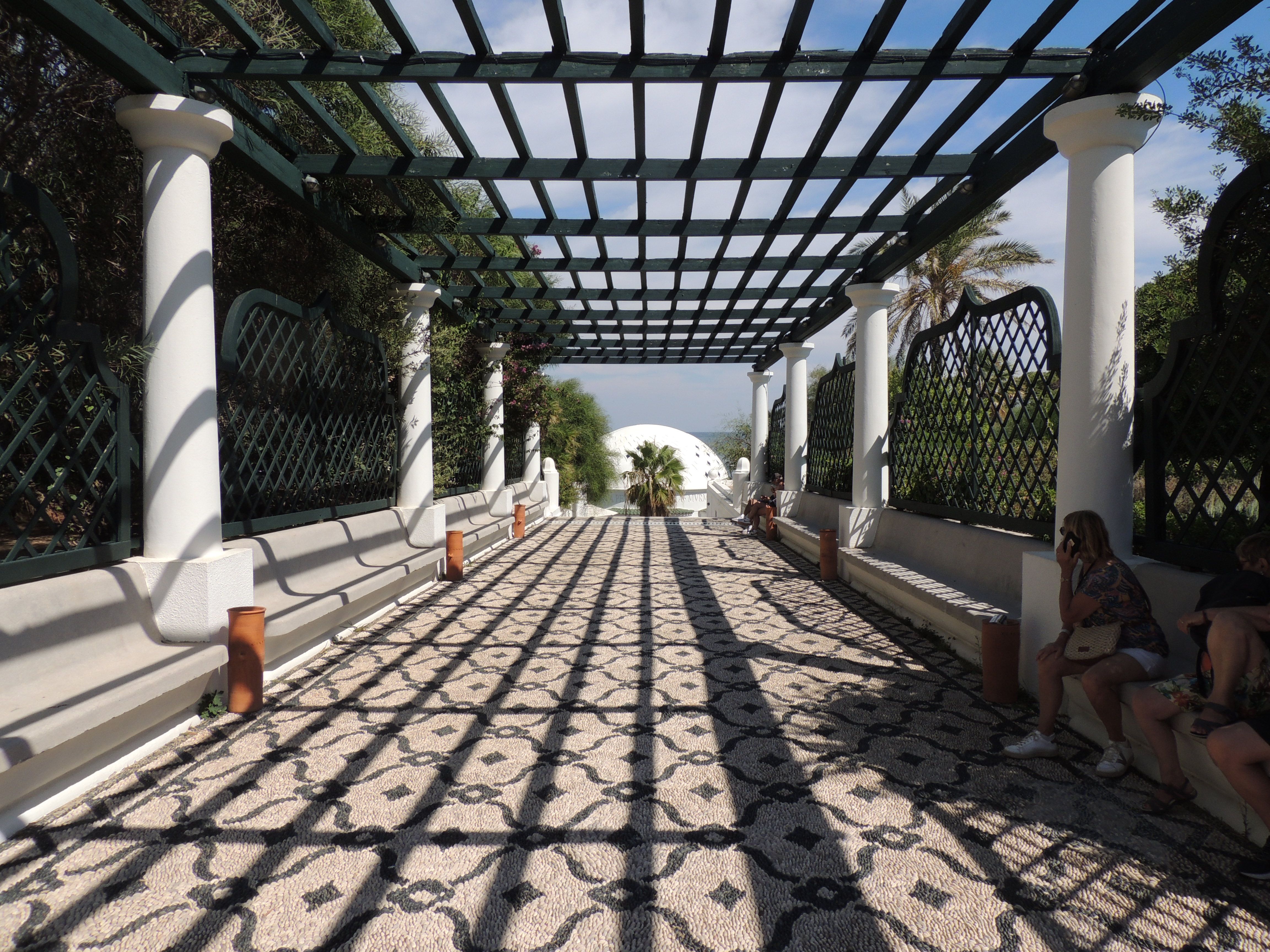 Pergola Shadows in Kallithea, Greece · Free Stock Photo