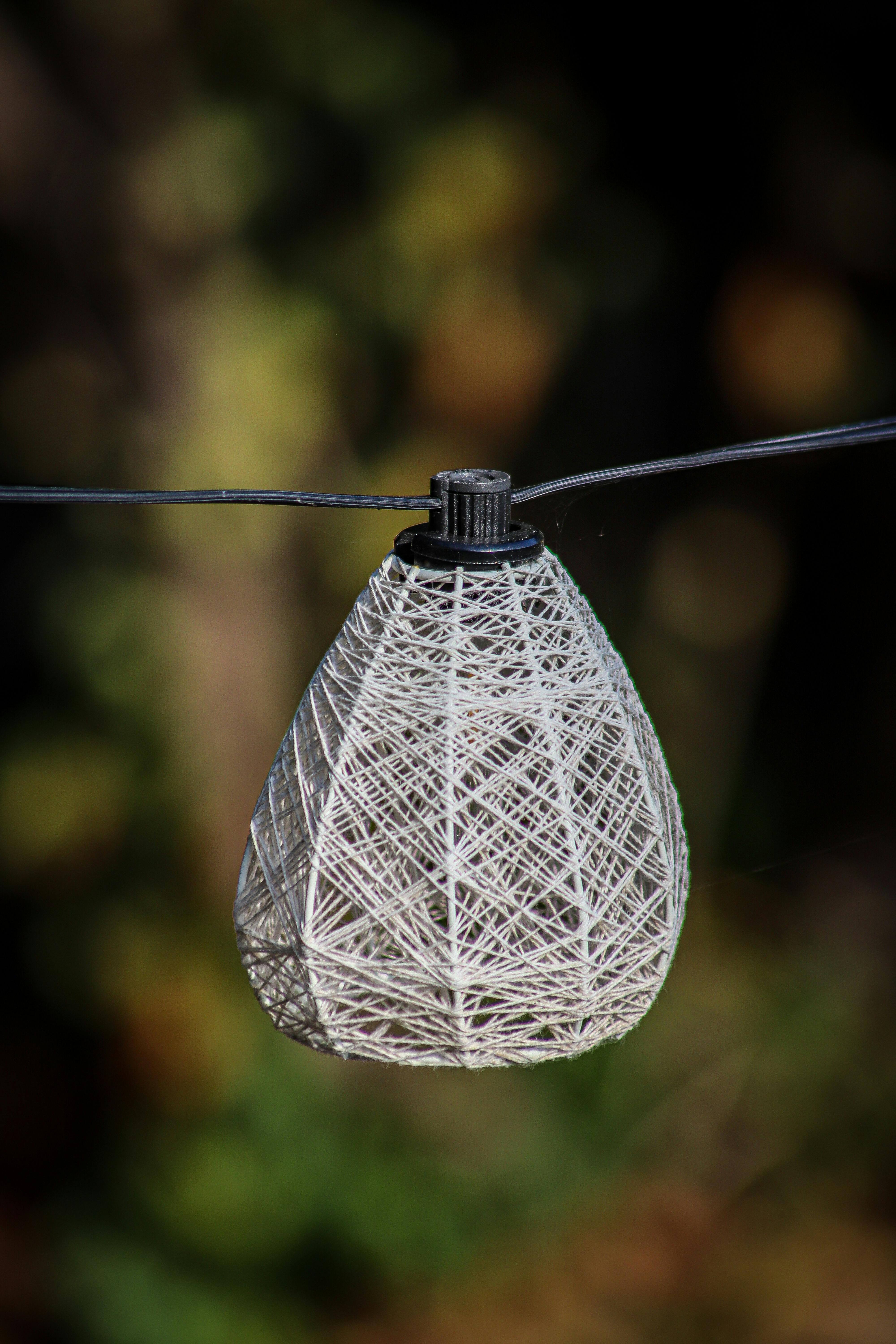 Close-up of Decorative String Light Outdoors · Free Stock Photo
