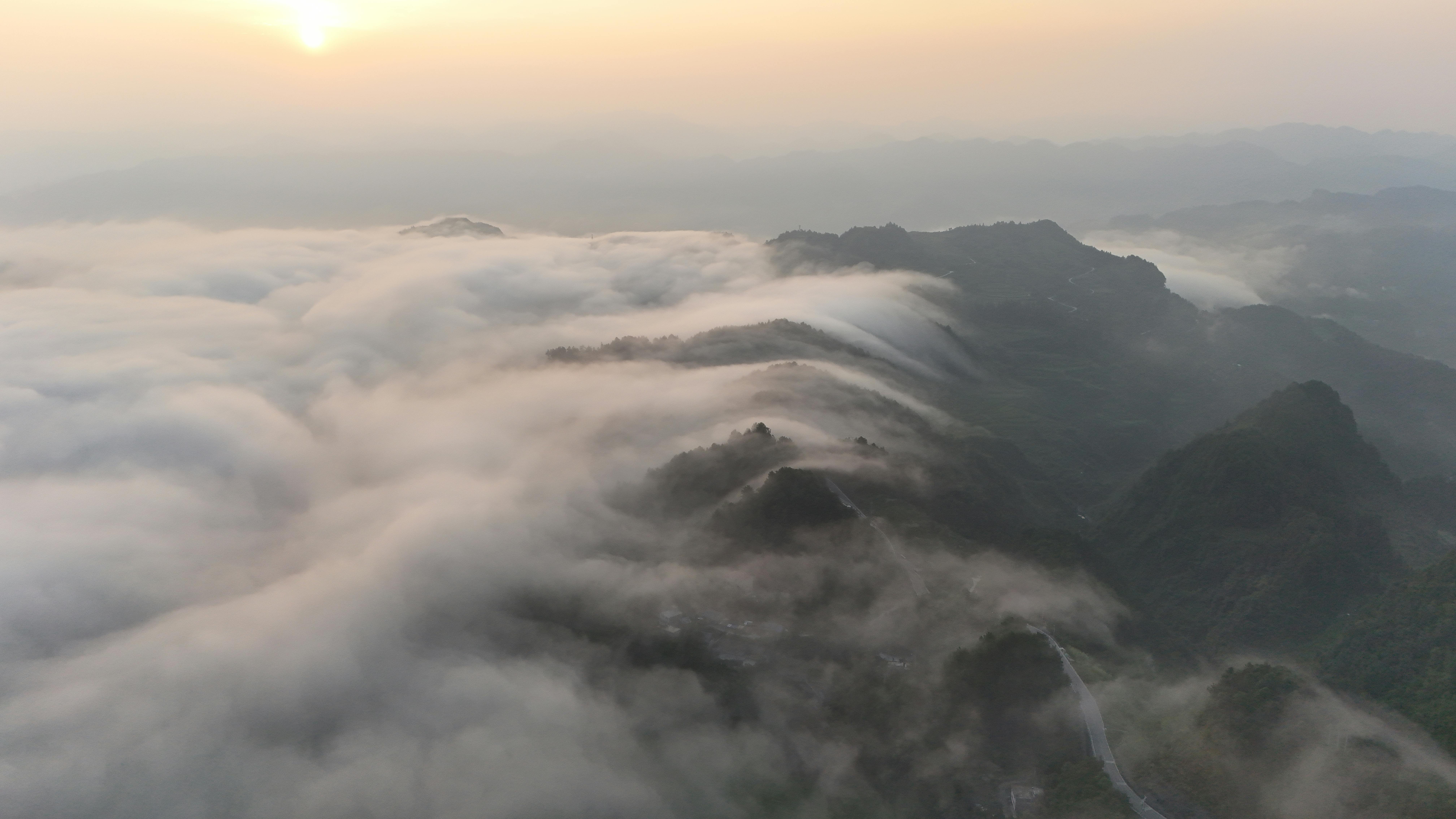 China Scenery Temple Early Morning Photos, Download The BEST Free China ...