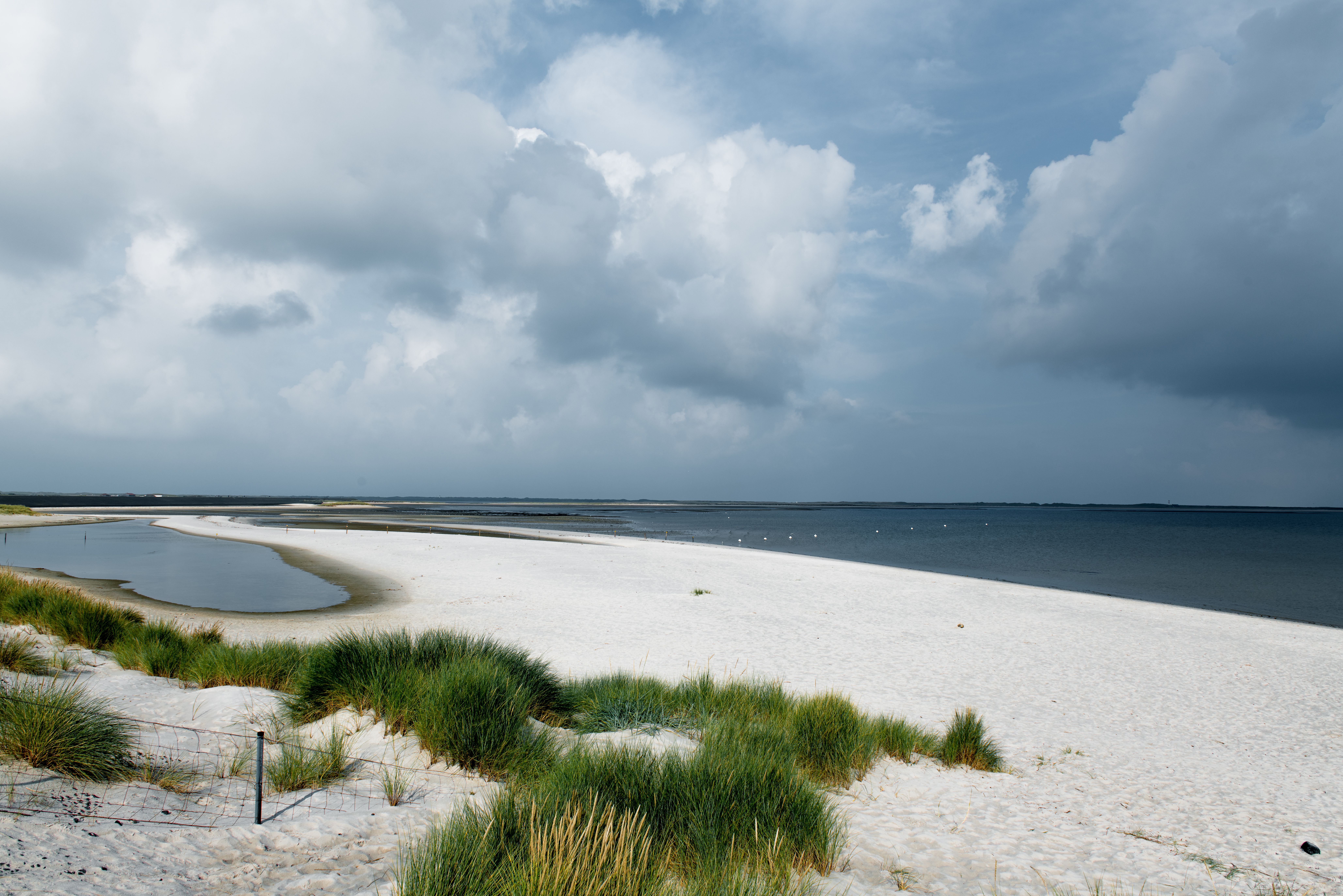 Scenic Sylt Shoreline with White Sand and Dunes · Free Stock Photo