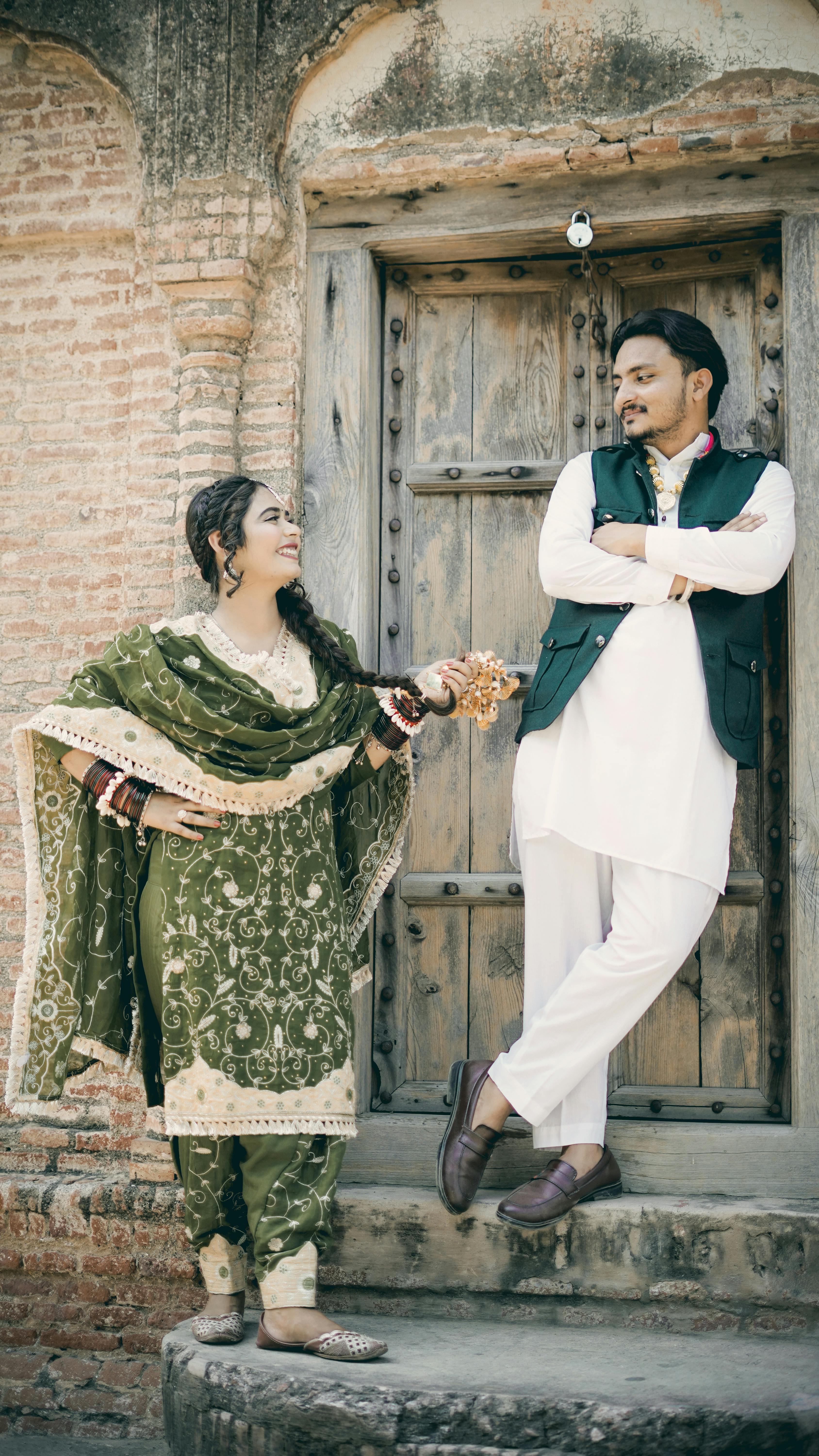 Traditional Indian Couple in Amritsar · Free Stock Photo