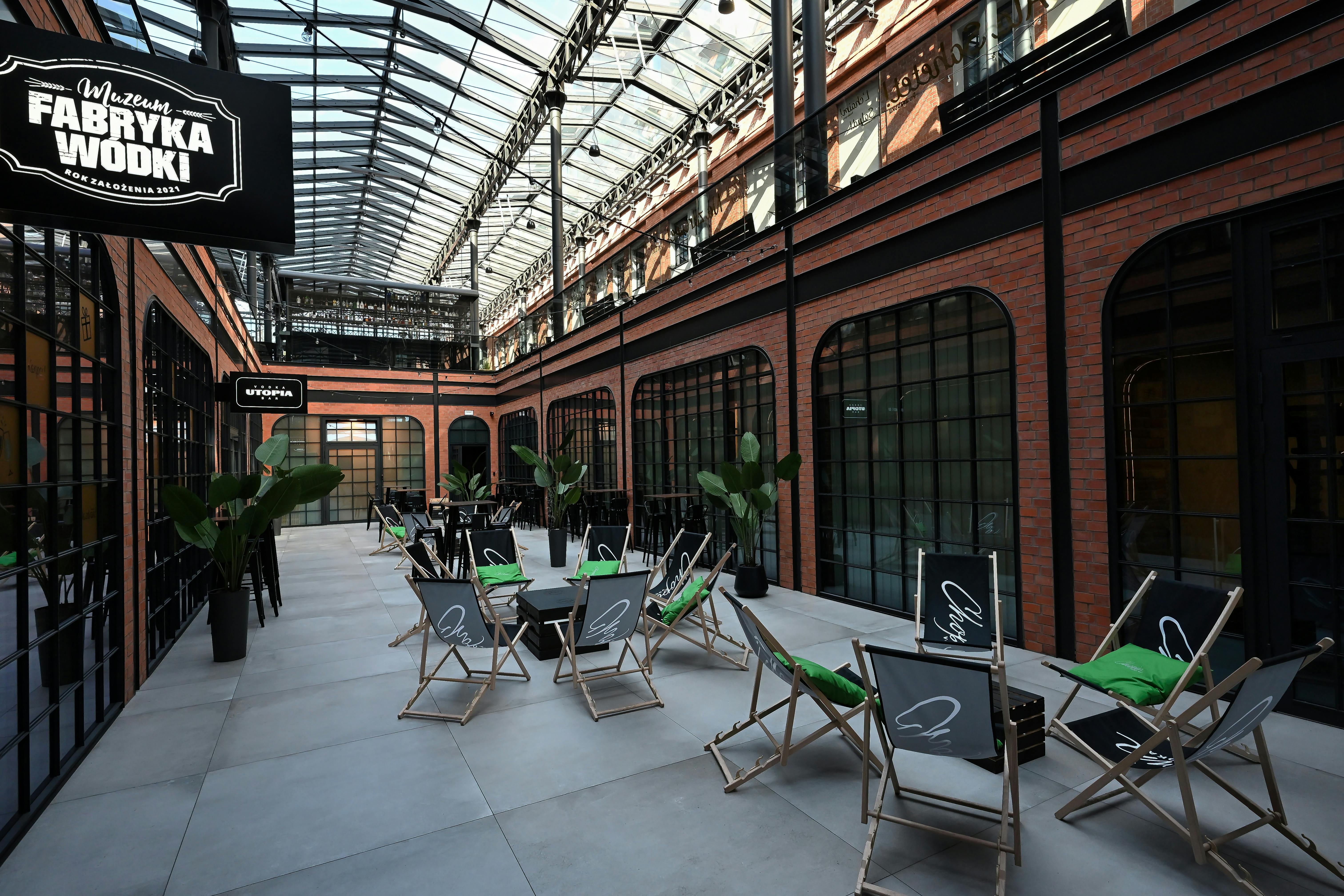Modern Atrium at Vodka Factory Museum Kraków · Free Stock Photo