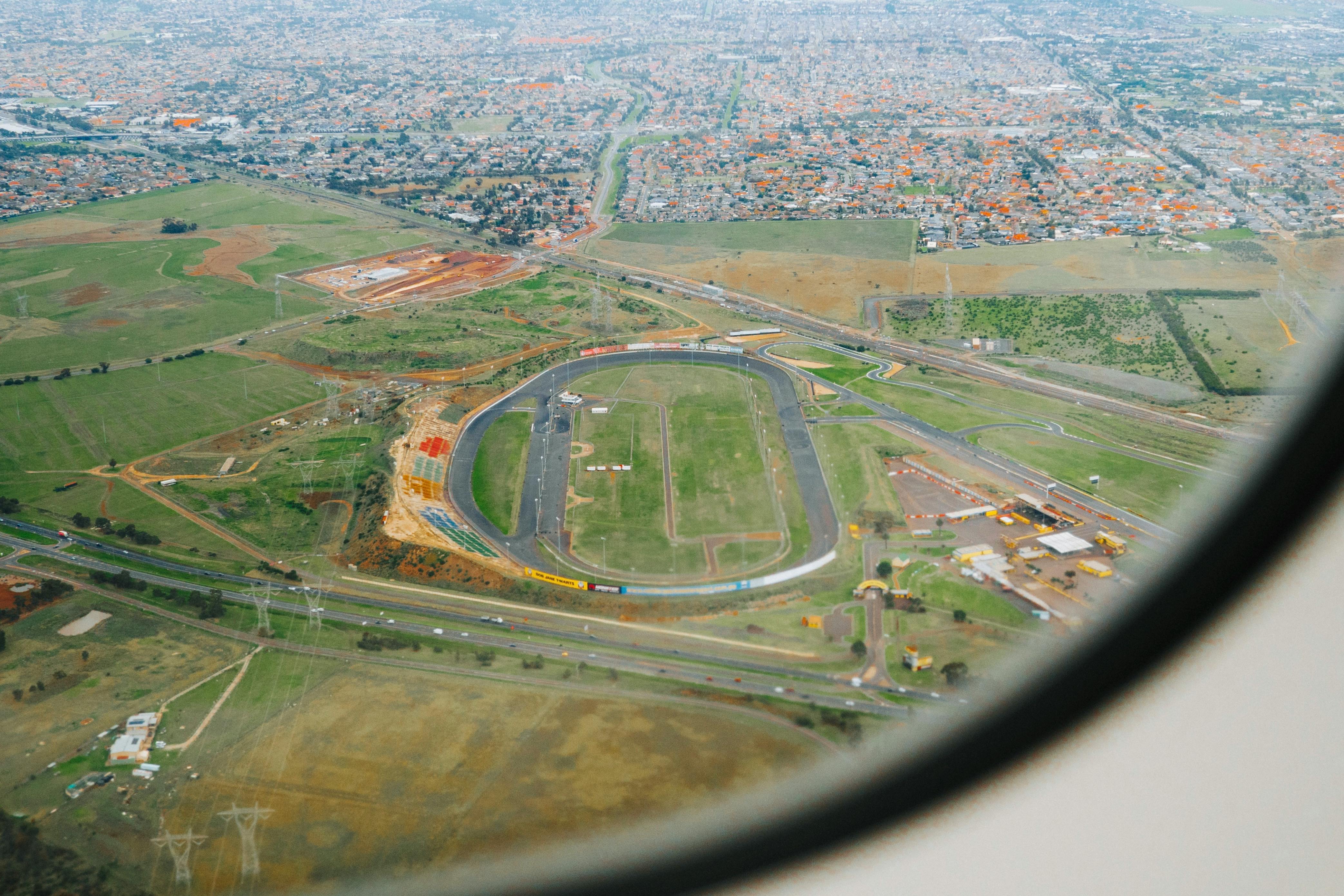 Aerial View of Calder Park Raceway, Melbourne · Free Stock Photo