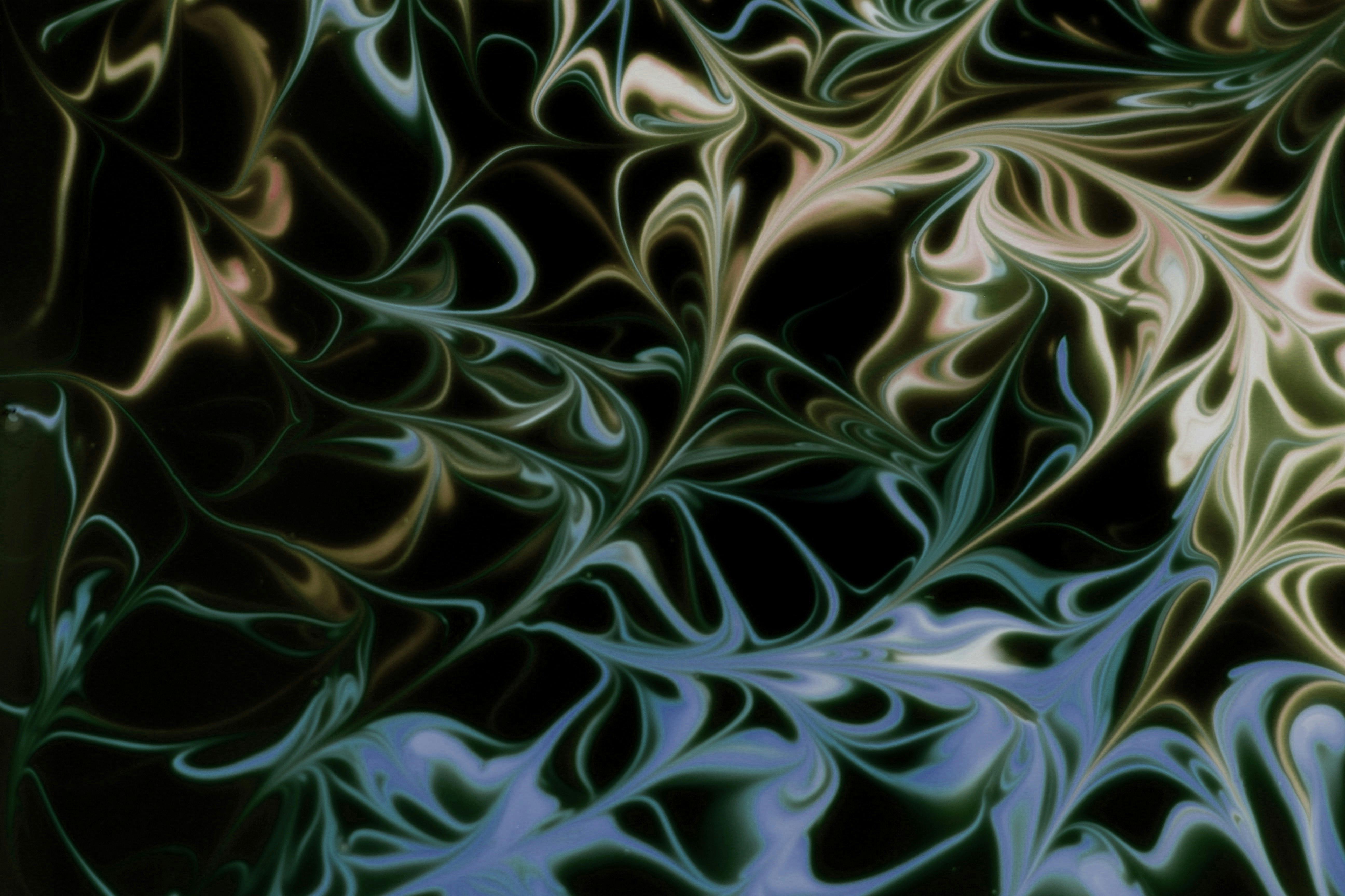 Abstract Marbled Pattern with Swirling Curves · Free Stock Photo