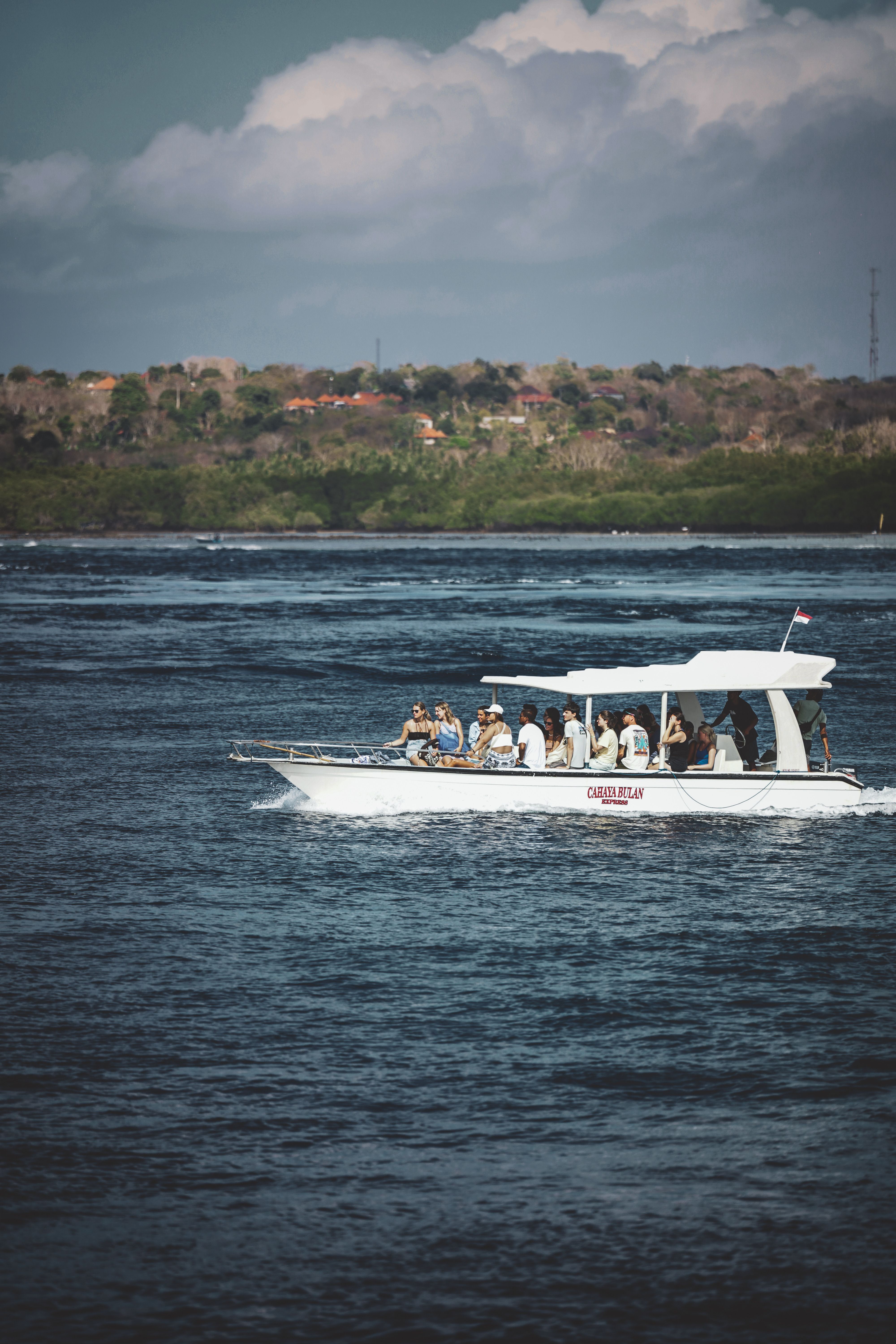 Tourist Boat Cruising in Bali Waters · Free Stock Photo