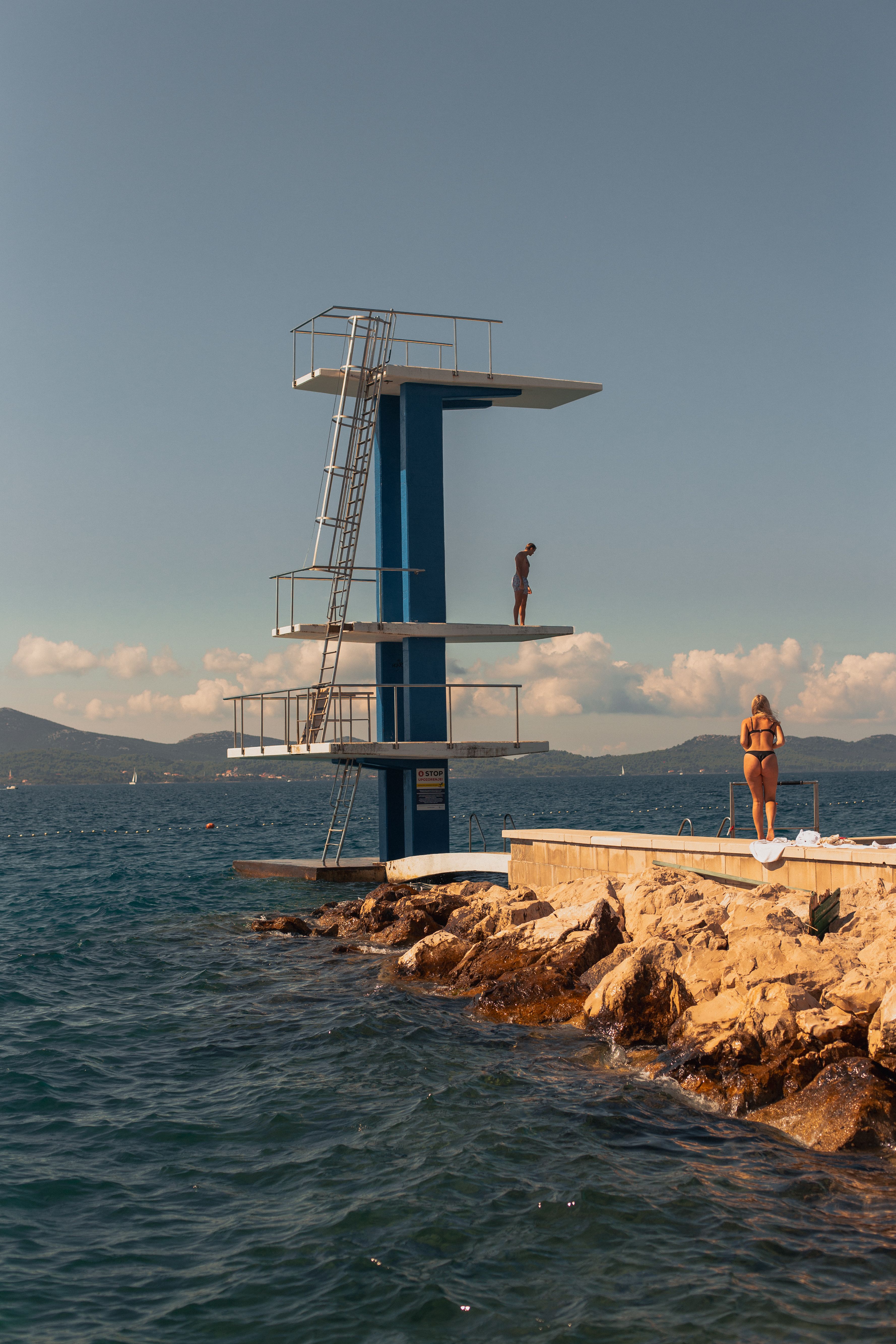 Adventurous Cliff Diving in Zadar, Croatia · Free Stock Photo