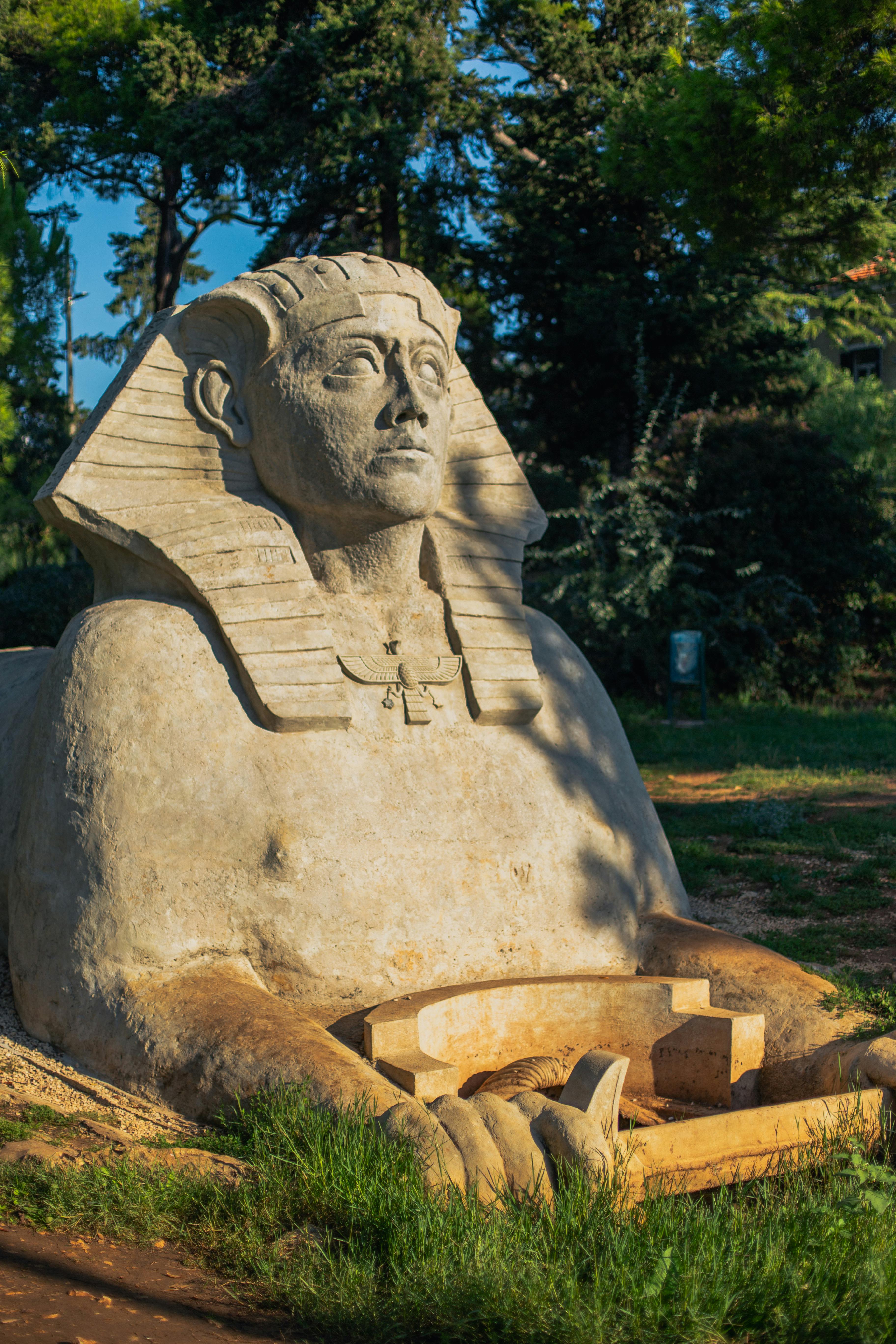 Ancient Sphinx Statue in Zadar Park · Free Stock Photo