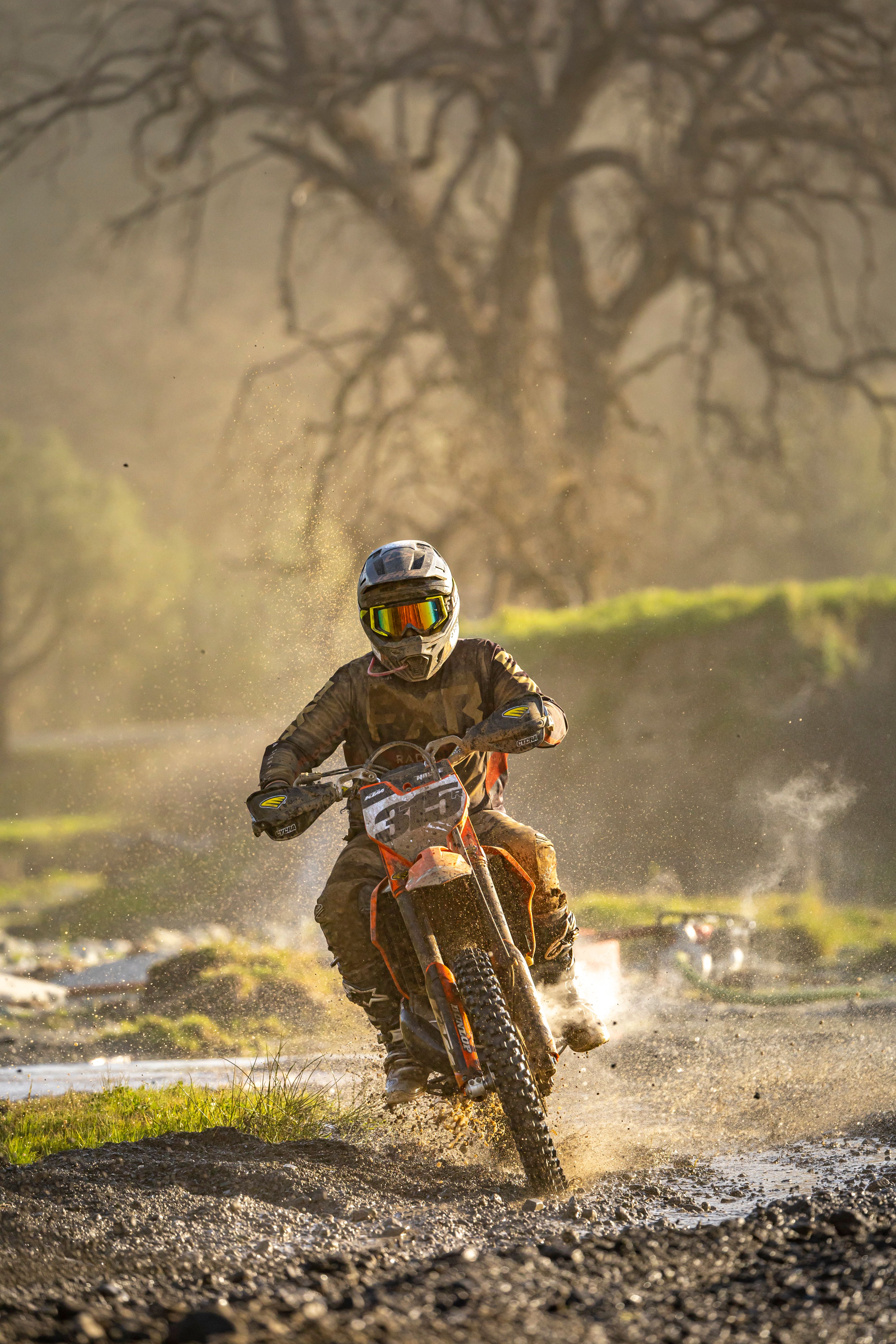 Dynamic Dirt Biking in Outdoor Adventure · Free Stock Photo