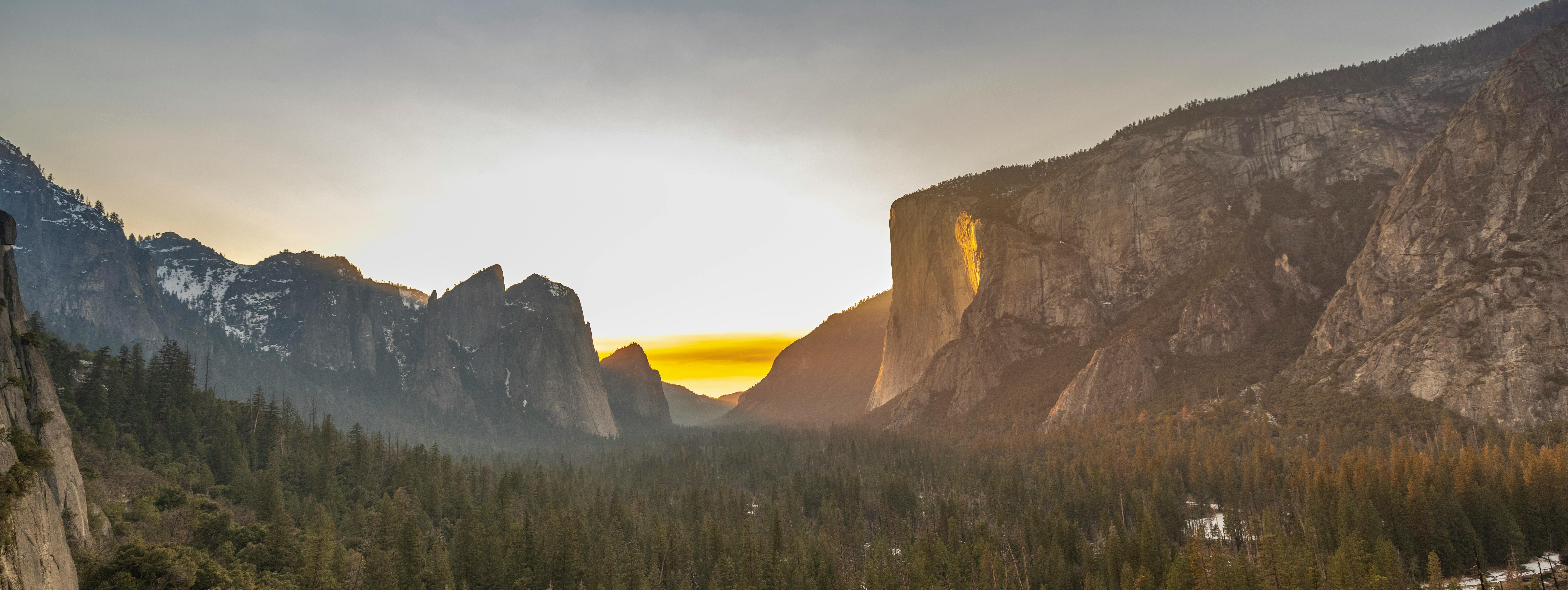 Yosemite National Park Sunset over El Capitan · Free Stock Photo
