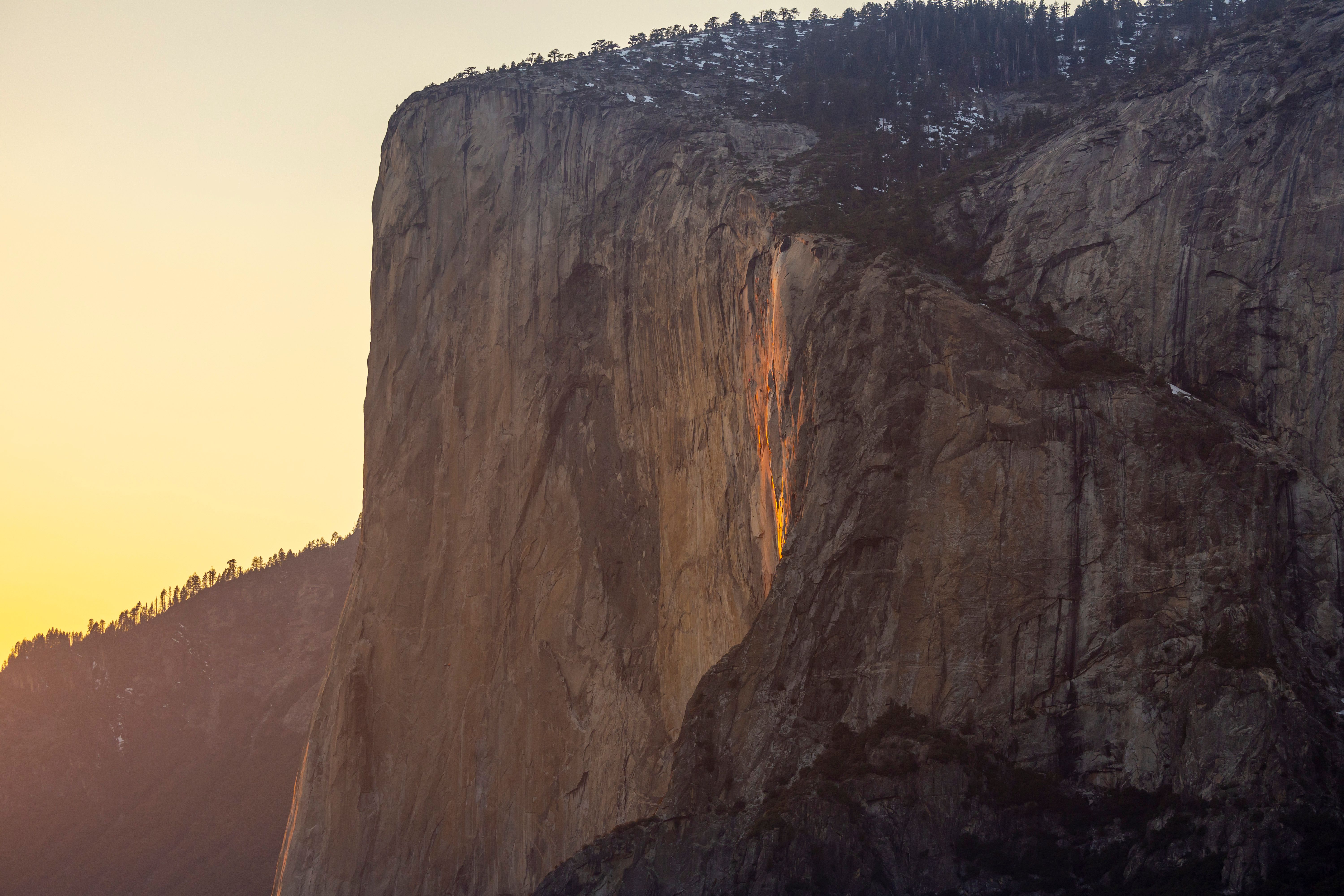 Stunning Sunset on El Capitan's Face · Free Stock Photo