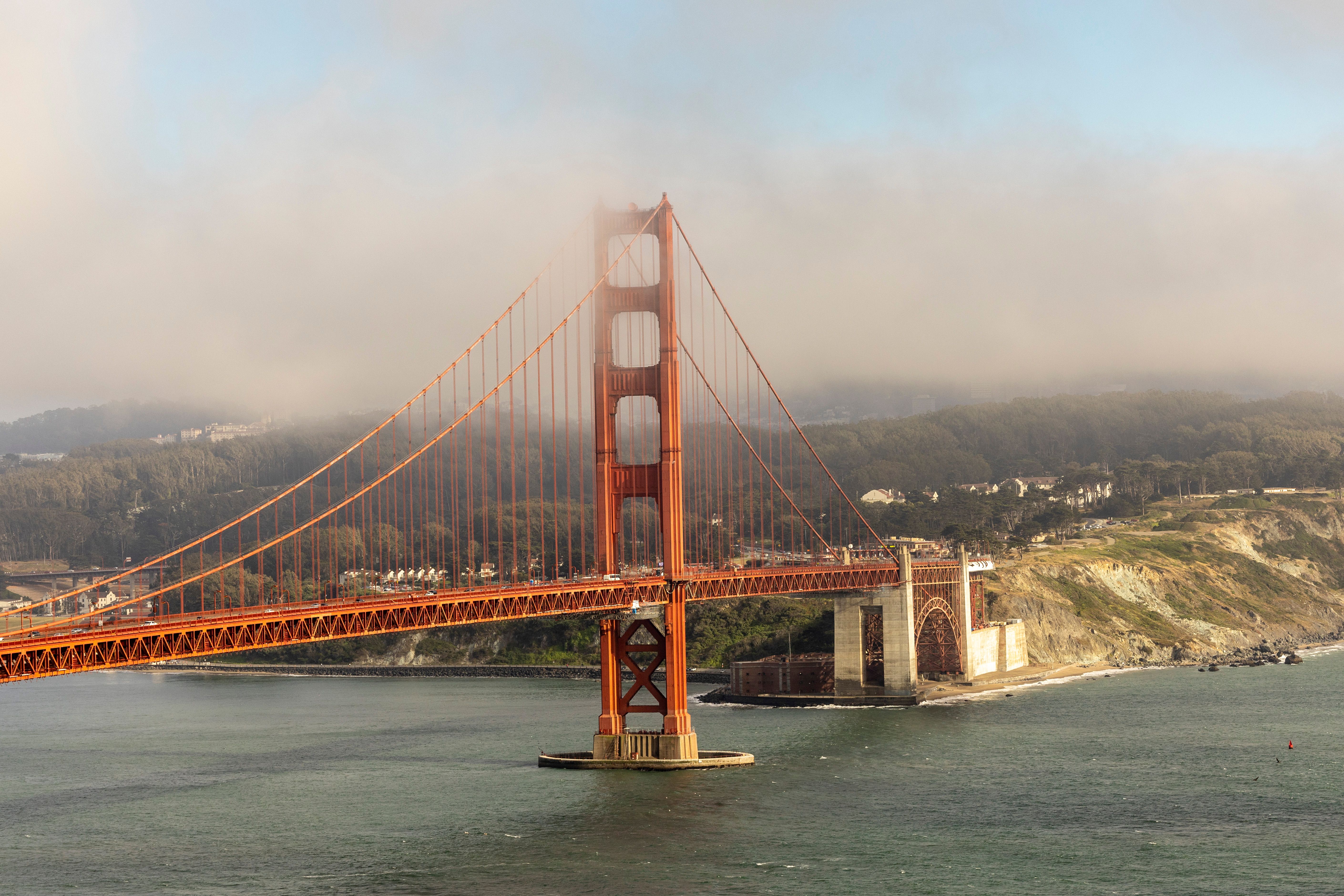Golden Gate Bridge Shrouded in Mist · Free Stock Photo