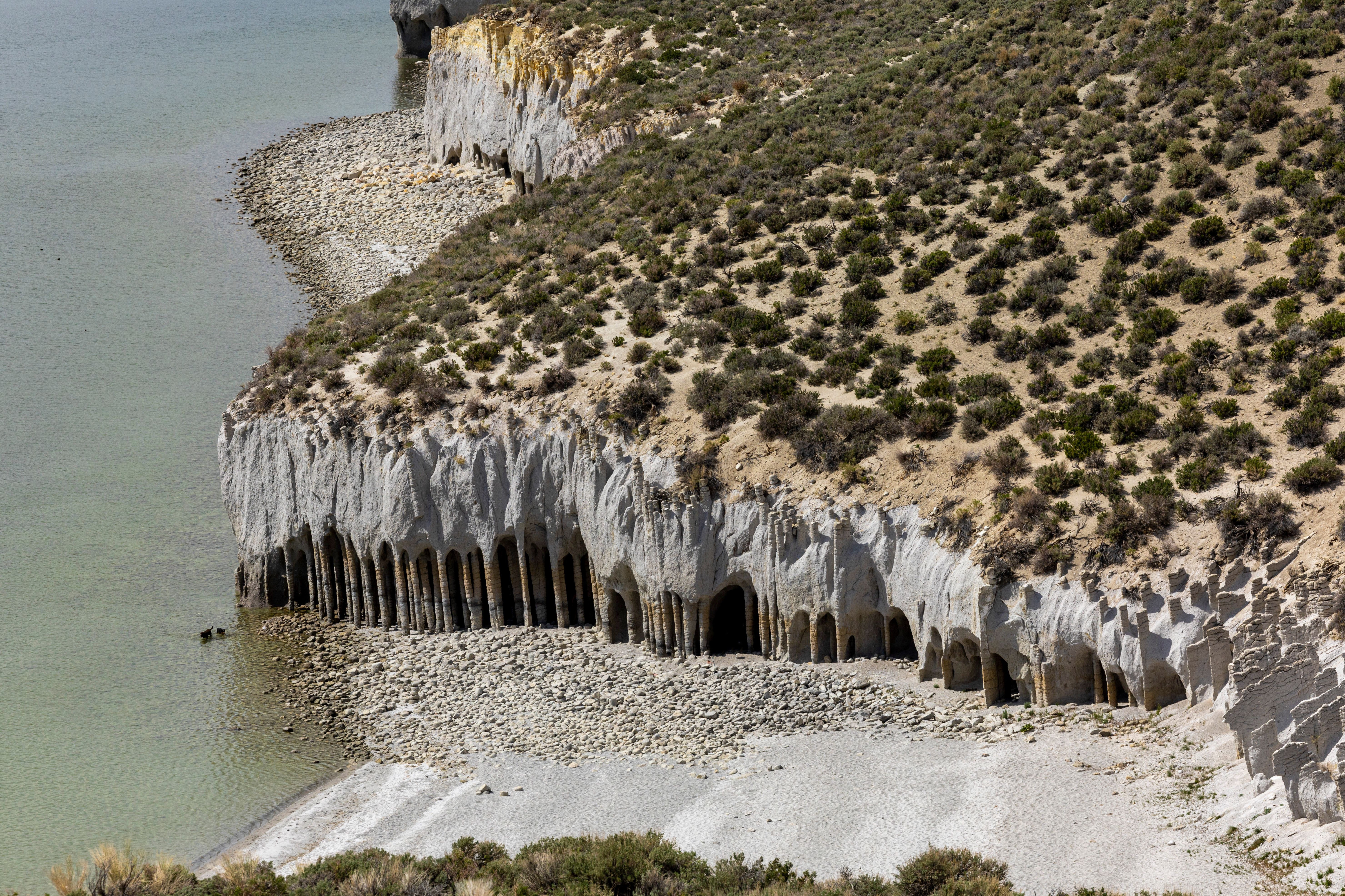 Dramatic Coastal Cliff Formations Scenic View · Free Stock Photo