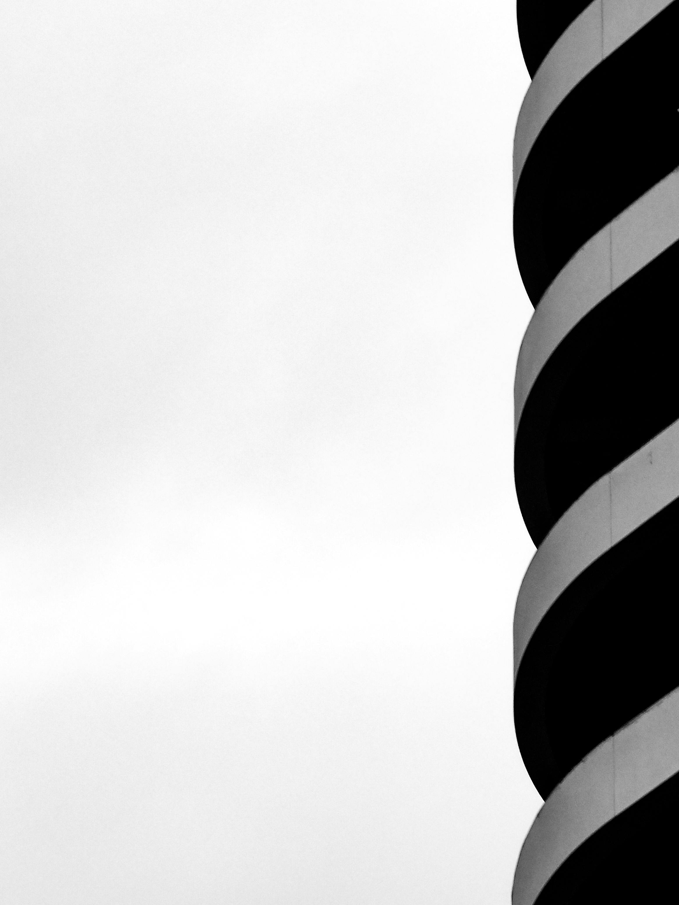 Abstract View of Baku's Helical Building · Free Stock Photo
