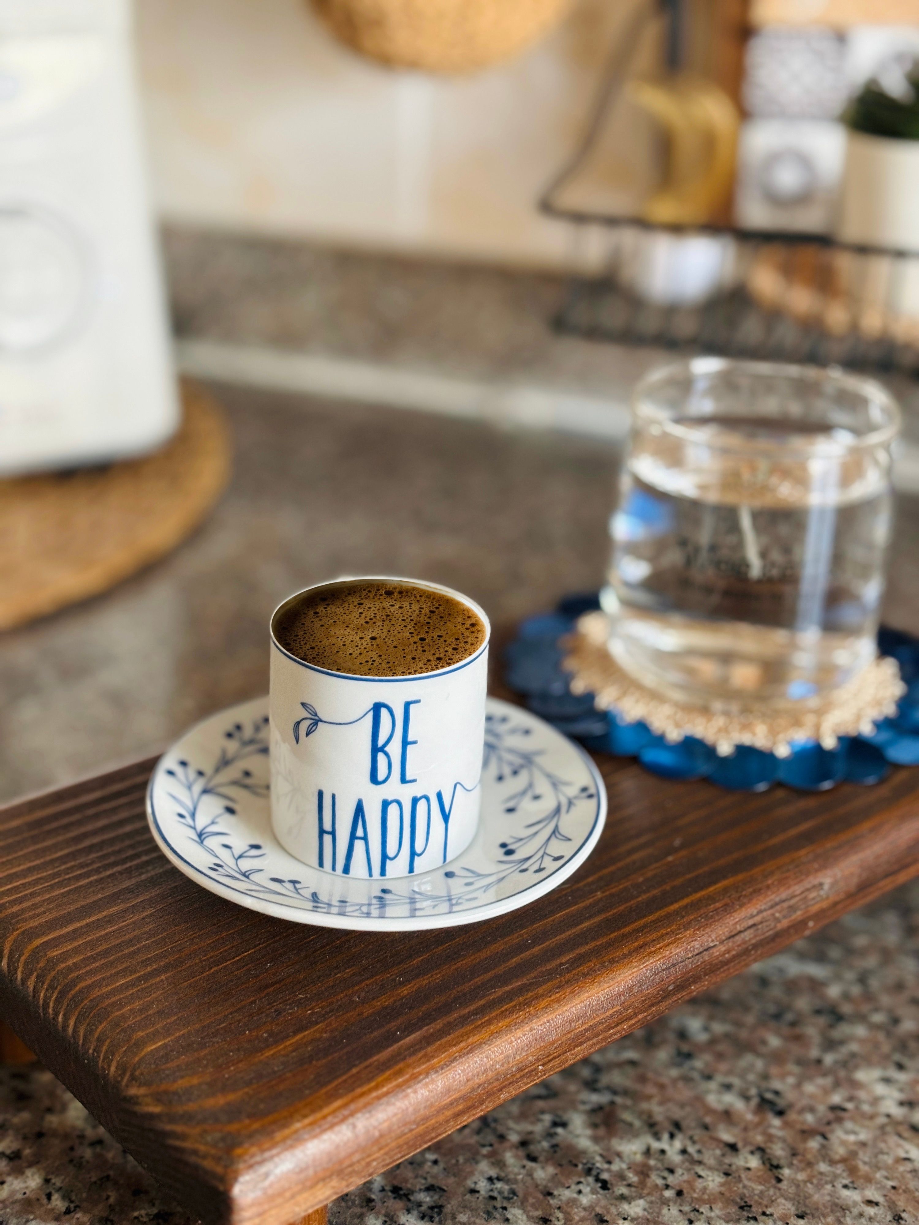 Cozy Coffee Cup with Positive Message Indoors · Free Stock Photo