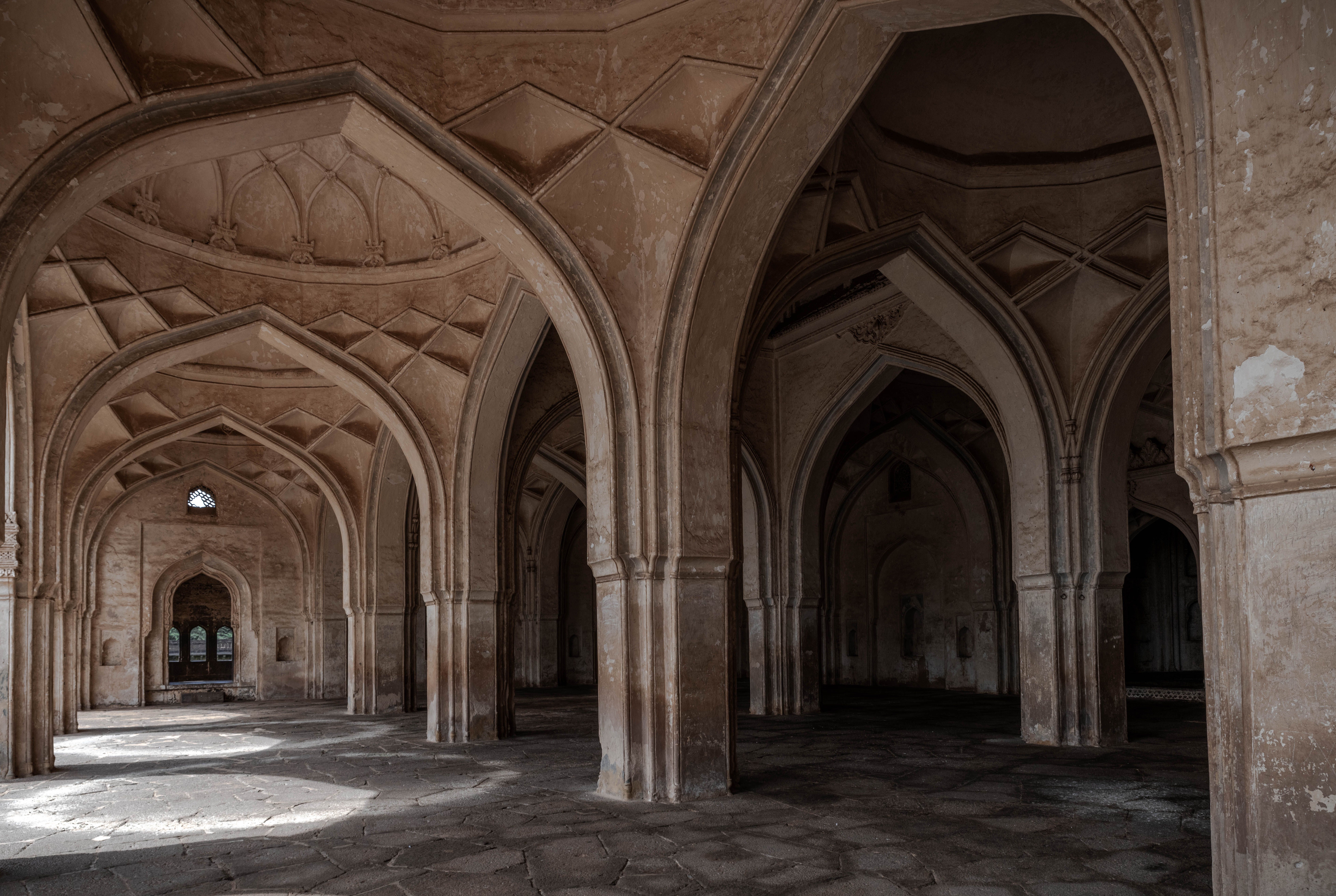 Impresionante Arquitectura Arqueada Del Monumento De Bijapur · Foto de ...