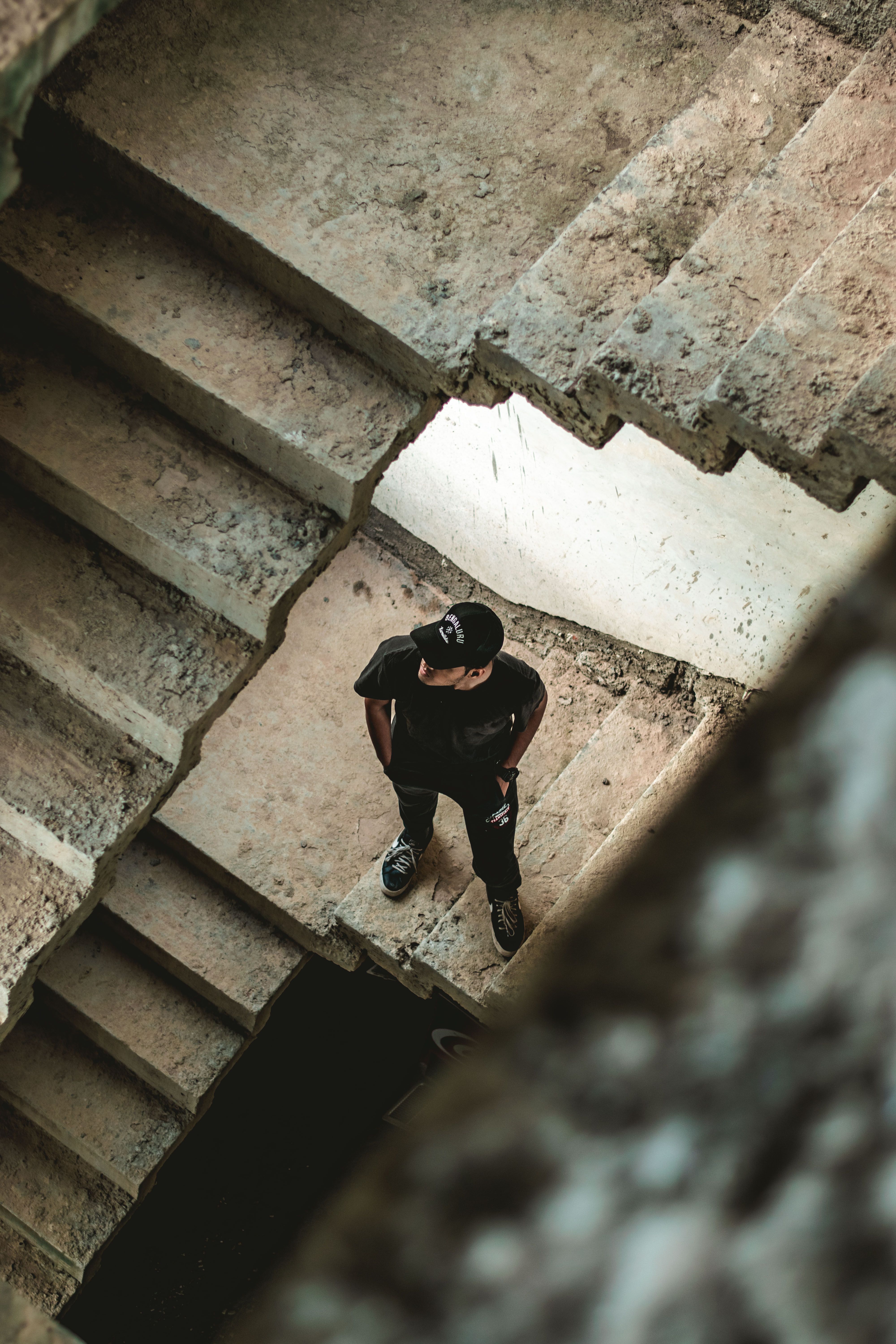 Person On Stairs · Free Stock Photo