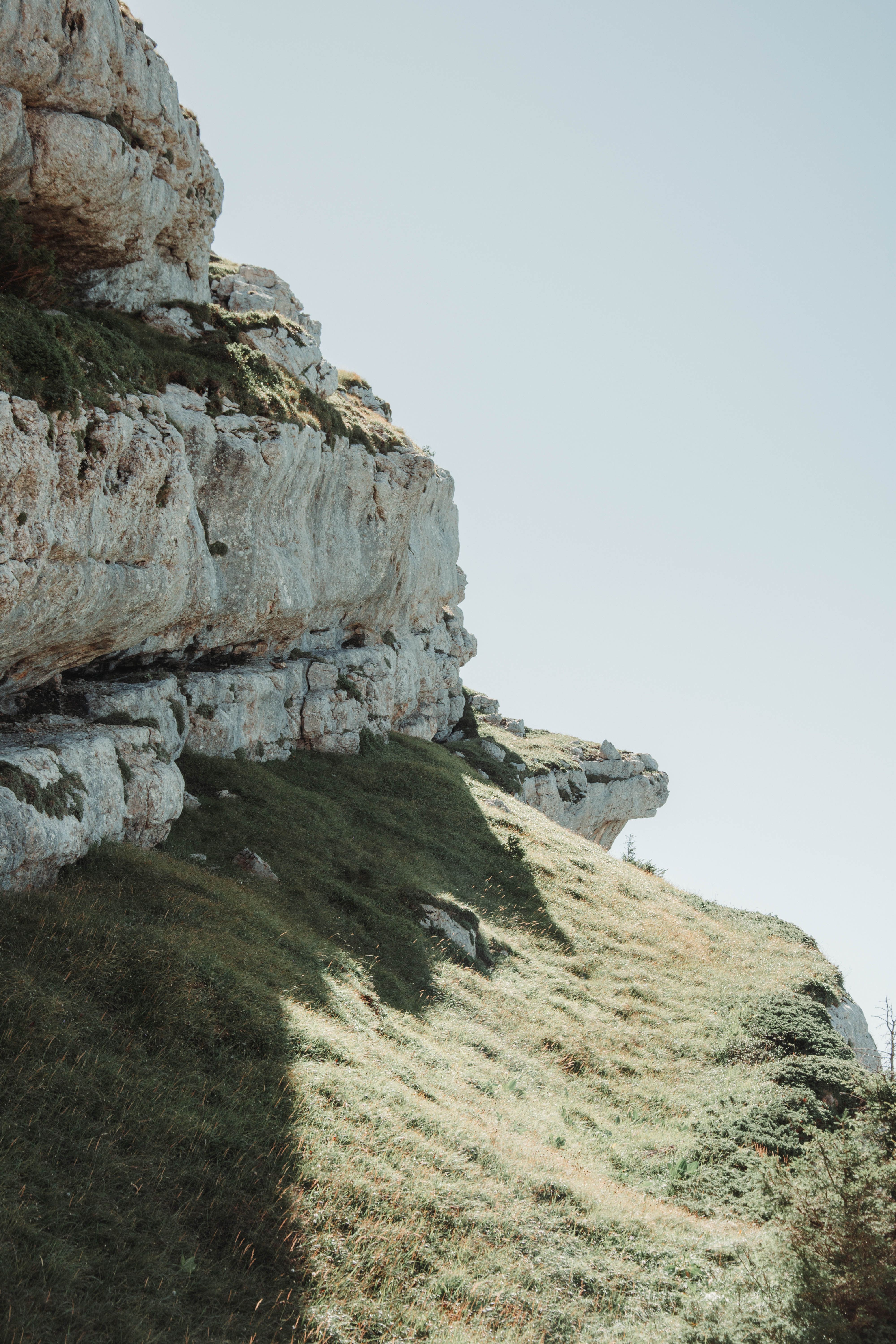 Scenic Cliffside View in Crolles, France · Free Stock Photo