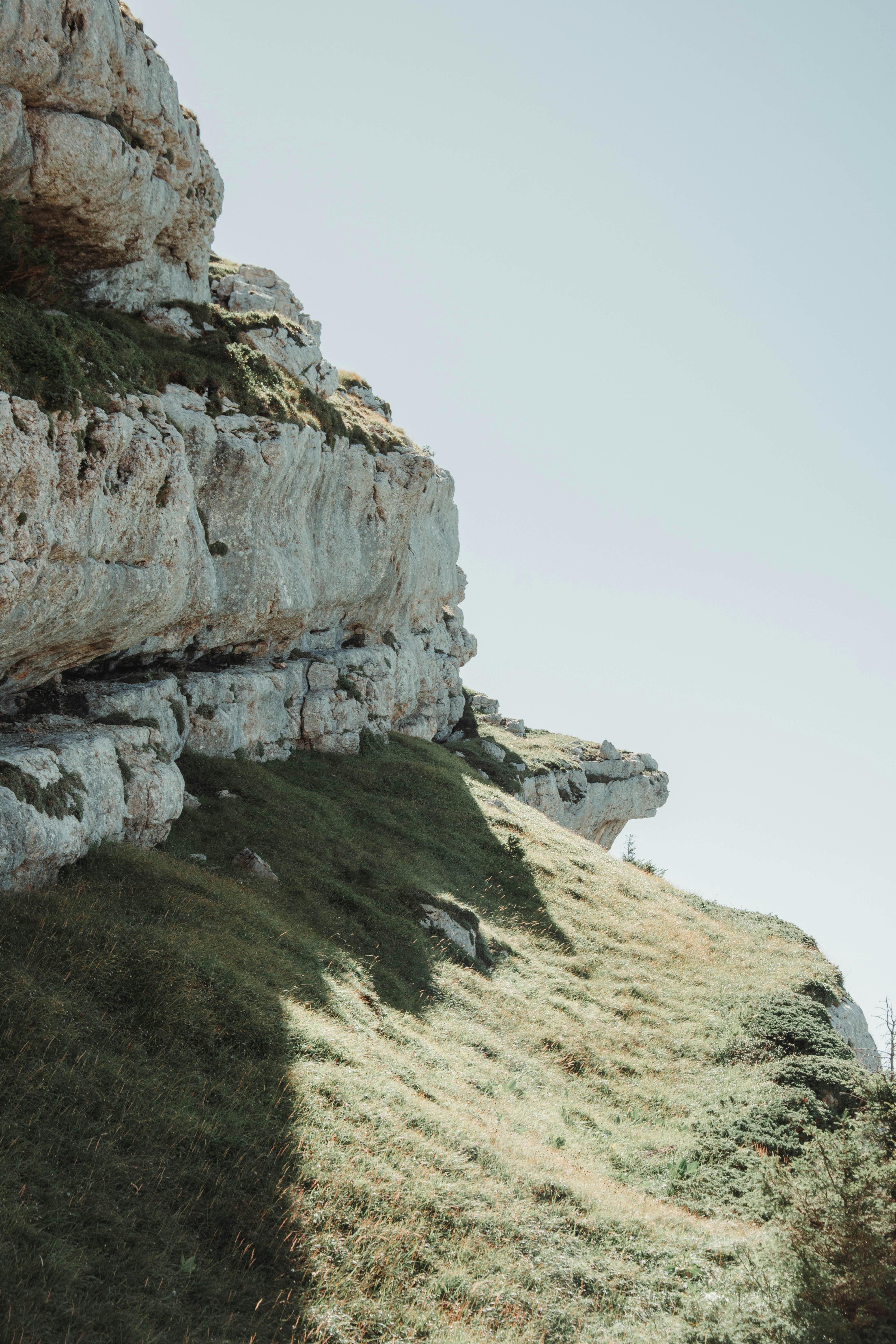 Scenic Cliffside View in Crolles, France · Free Stock Photo
